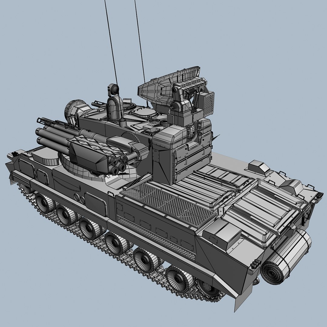 3ds Russian Tunguska-m1 Sa-19 Grison
