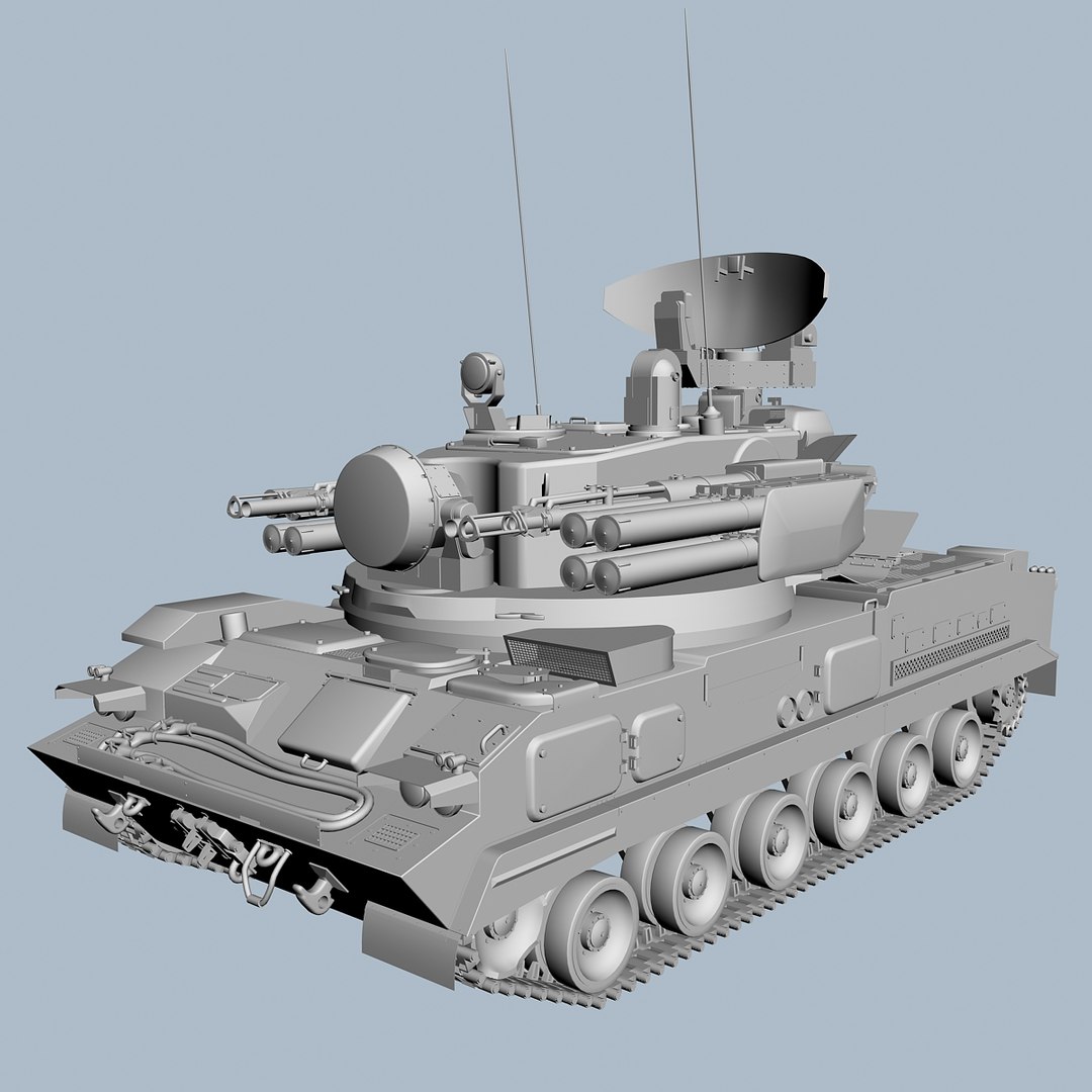 3ds Russian Tunguska-m1 Sa-19 Grison