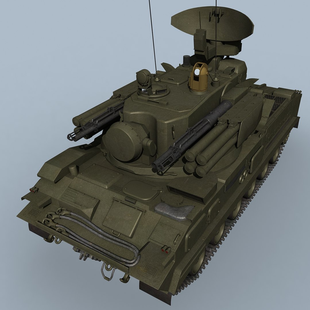 3ds Russian Tunguska-m1 Sa-19 Grison