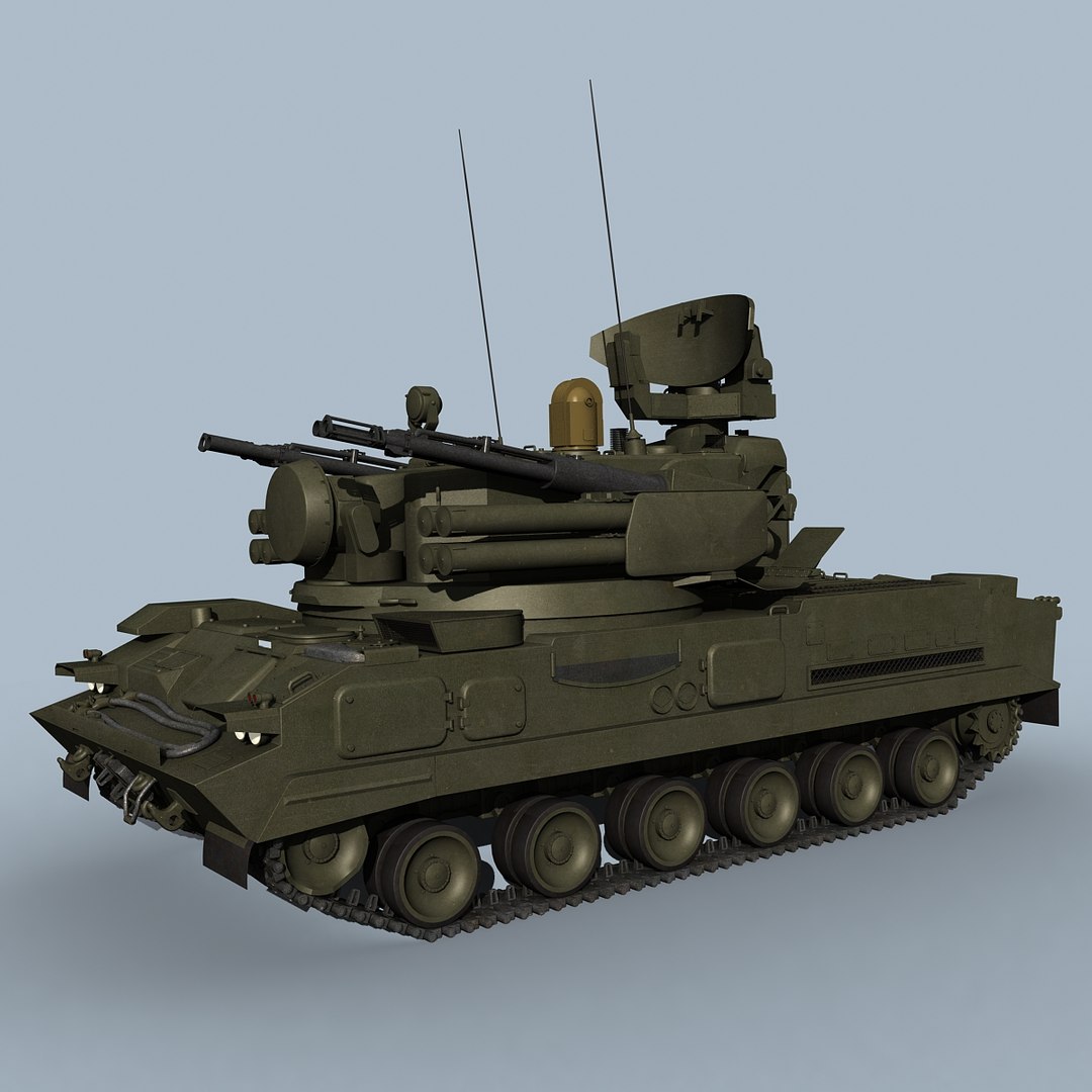 3ds Russian Tunguska-m1 Sa-19 Grison