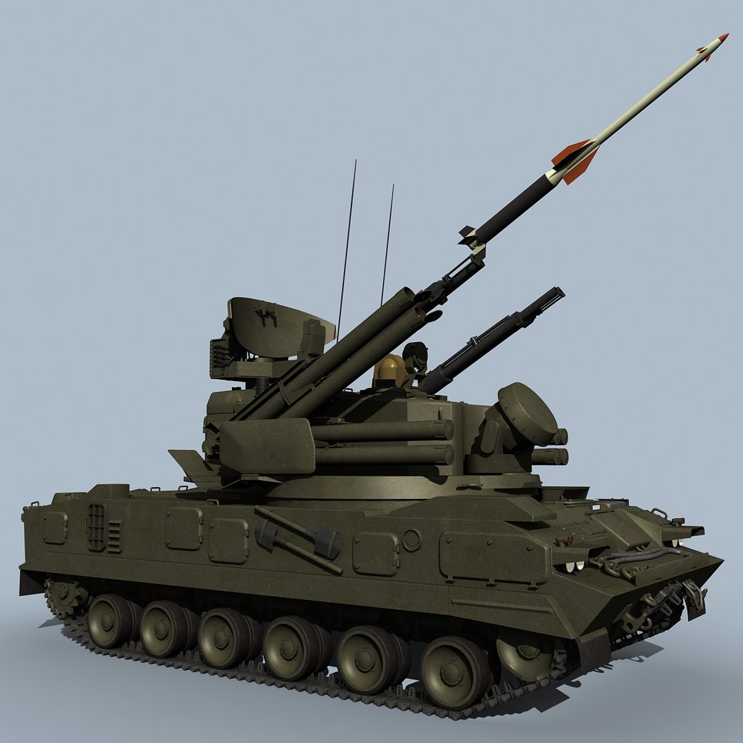 3ds Russian Tunguska-m1 Sa-19 Grison