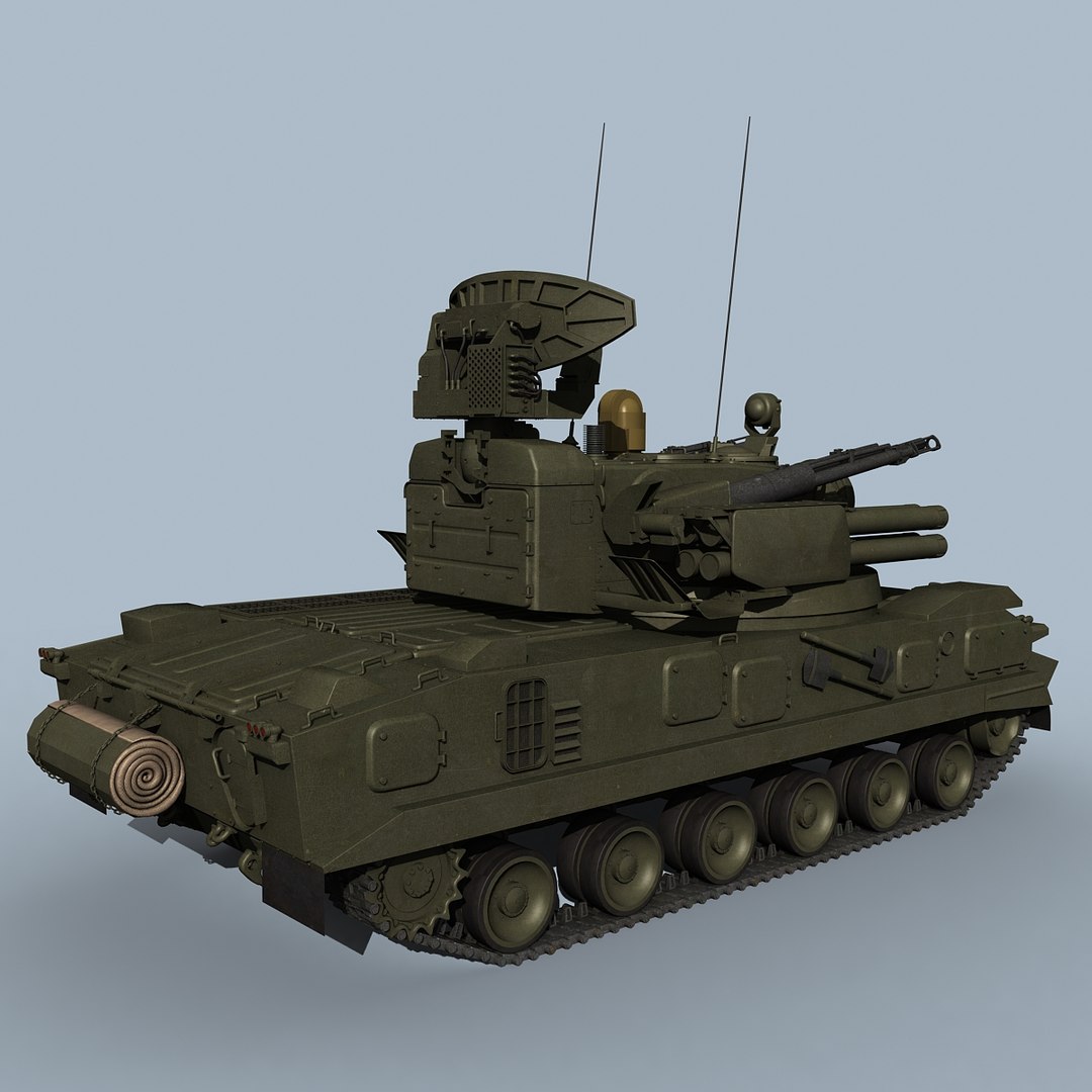 3ds Russian Tunguska-m1 Sa-19 Grison