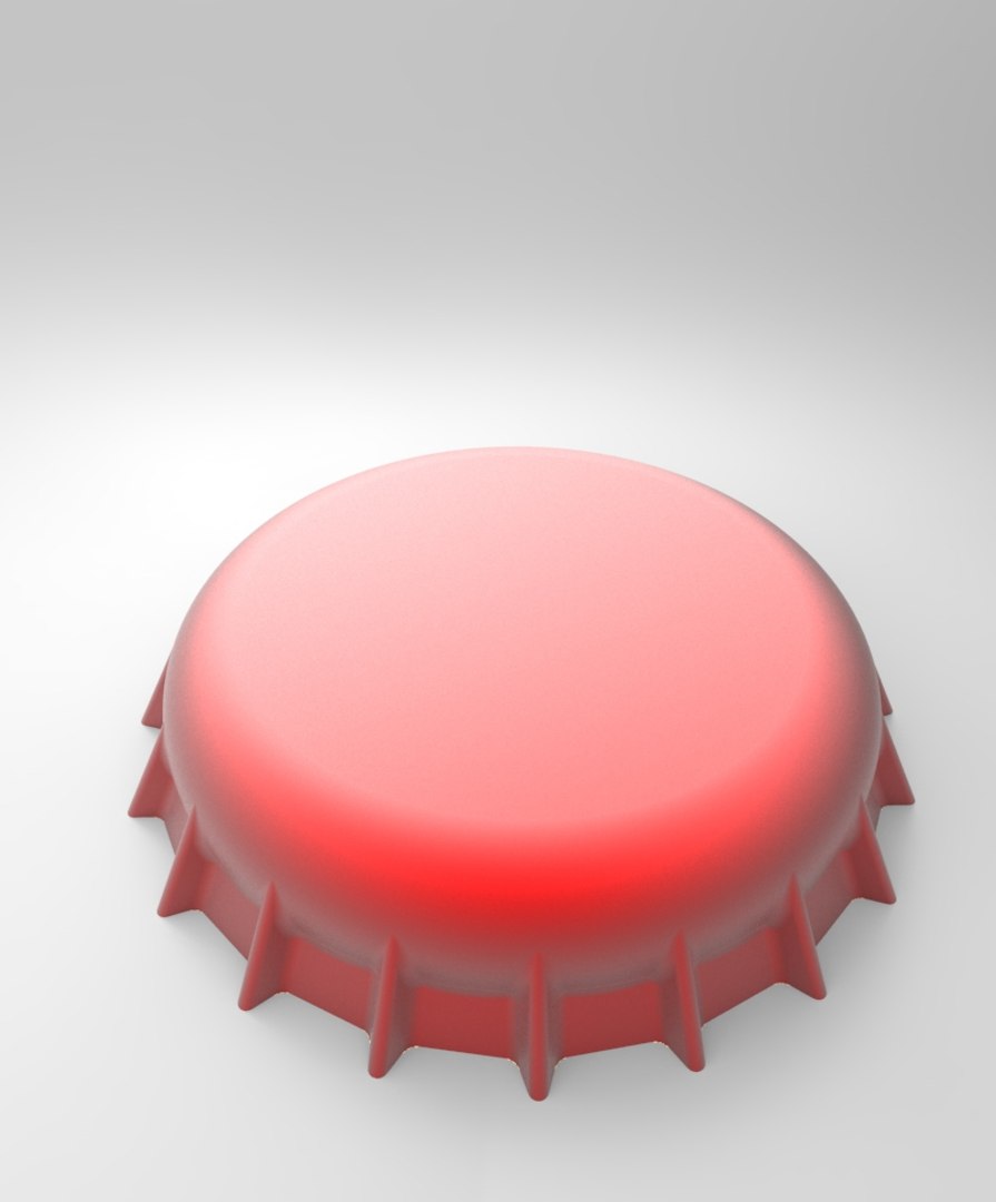 3D Bottle Cap Model - TurboSquid 1243627