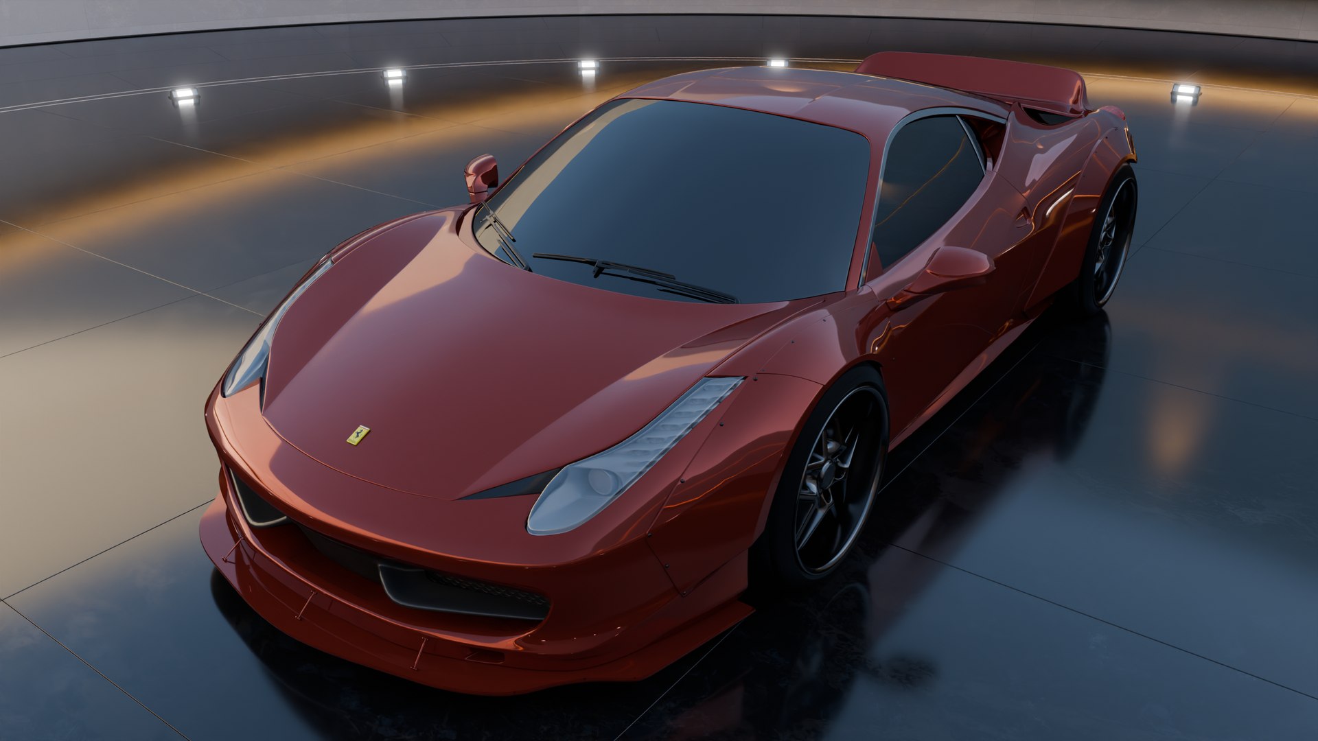 3D Ferrar 458 SuperCar Model - TurboSquid 2386191