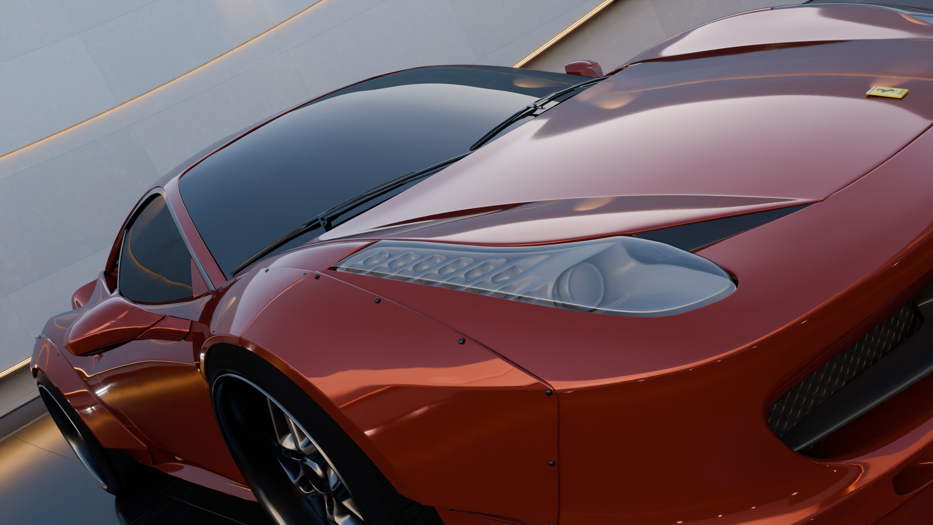 3D Ferrar 458 SuperCar Model - TurboSquid 2386191