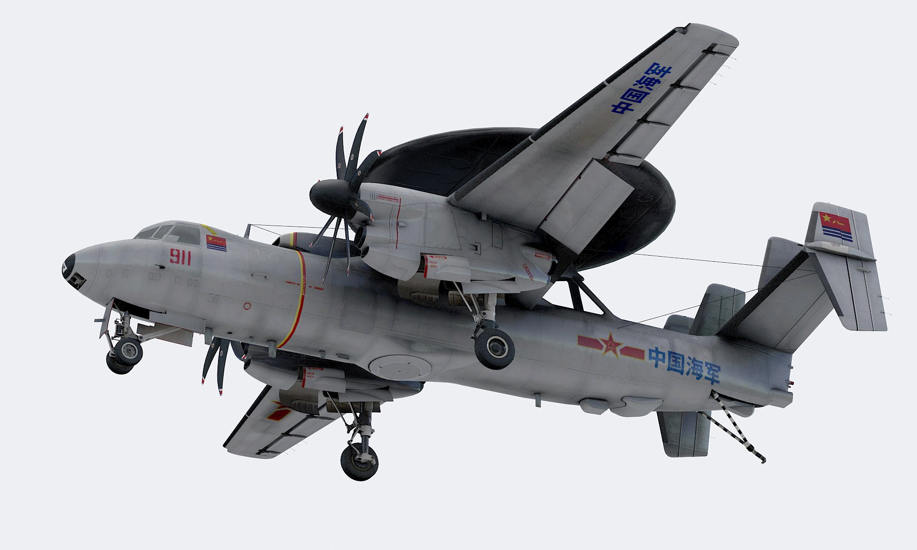 3D KJ-600 AWACS Model - TurboSquid 2072612
