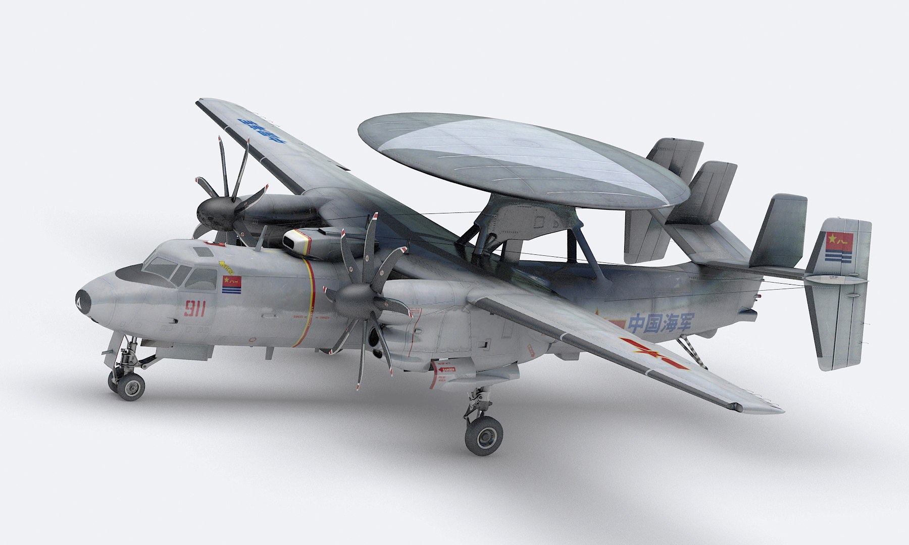 KJ-600 AWACS 3D 모델 - TurboSquid 2072612