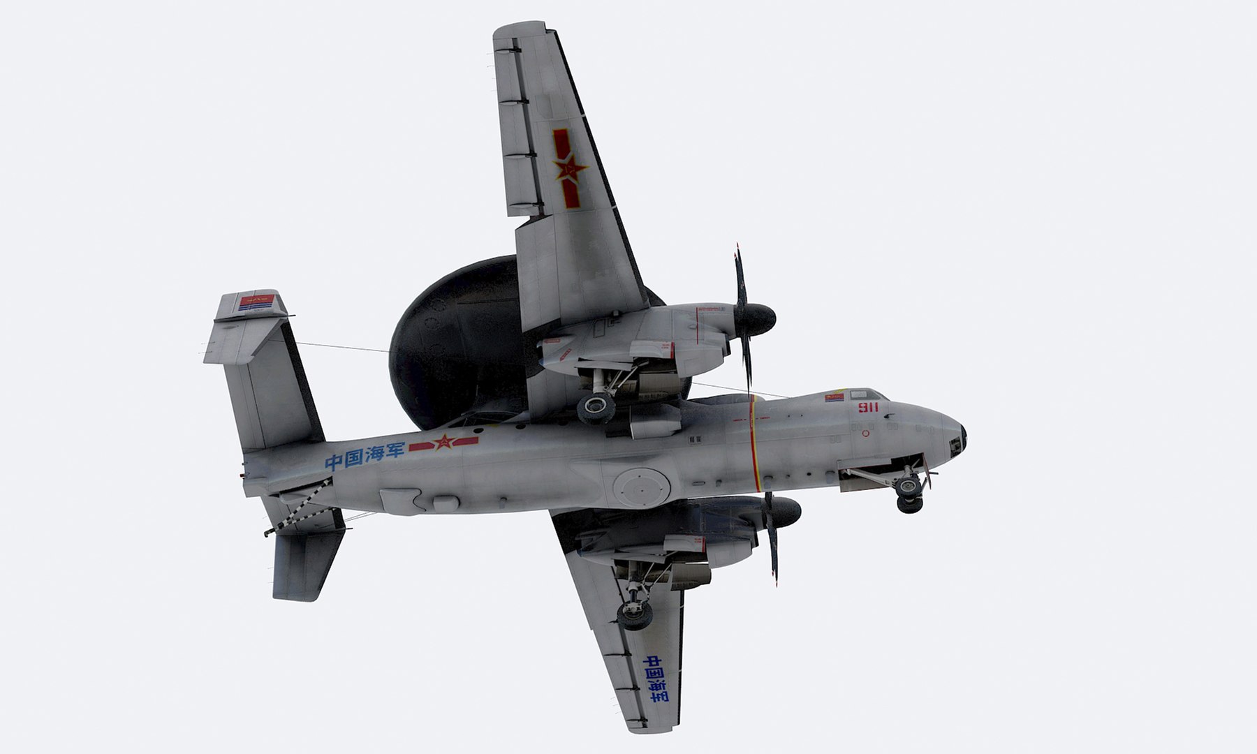 3D KJ-600 AWACS Model - TurboSquid 2072612