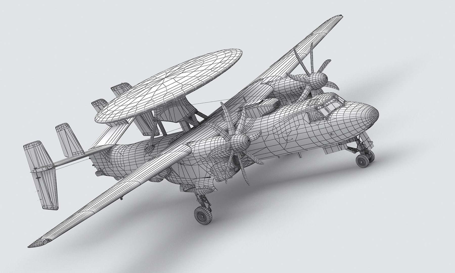 3D KJ-600 AWACS Model - TurboSquid 2072612