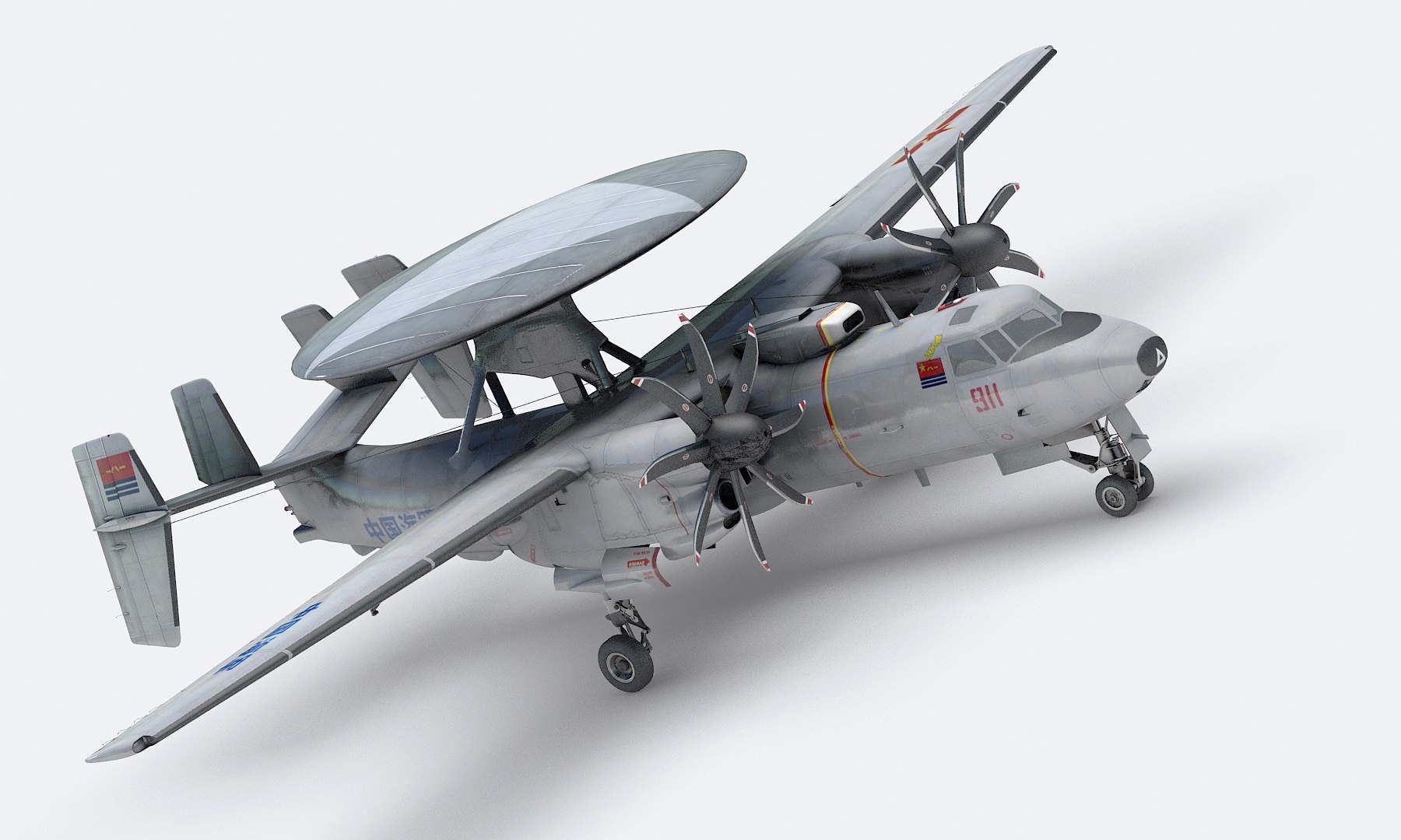 3D KJ-600 AWACS Model - TurboSquid 2072612