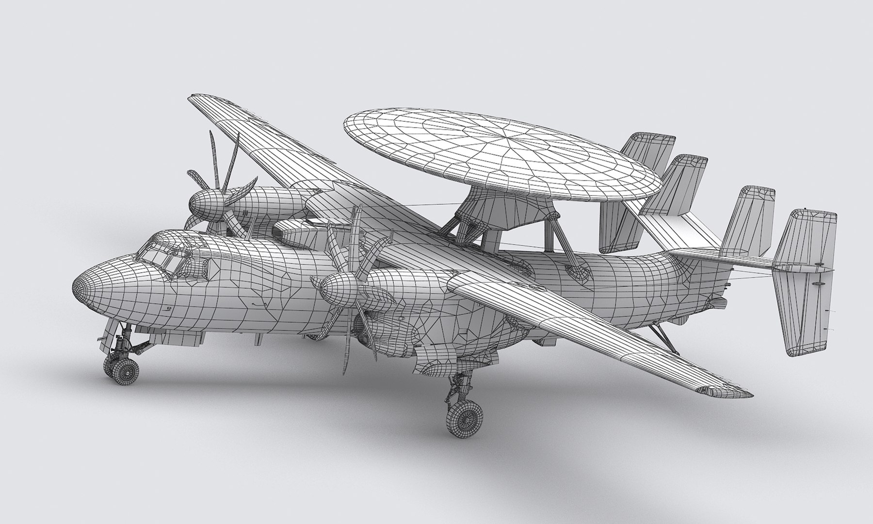 3D KJ-600 AWACS Model - TurboSquid 2072612