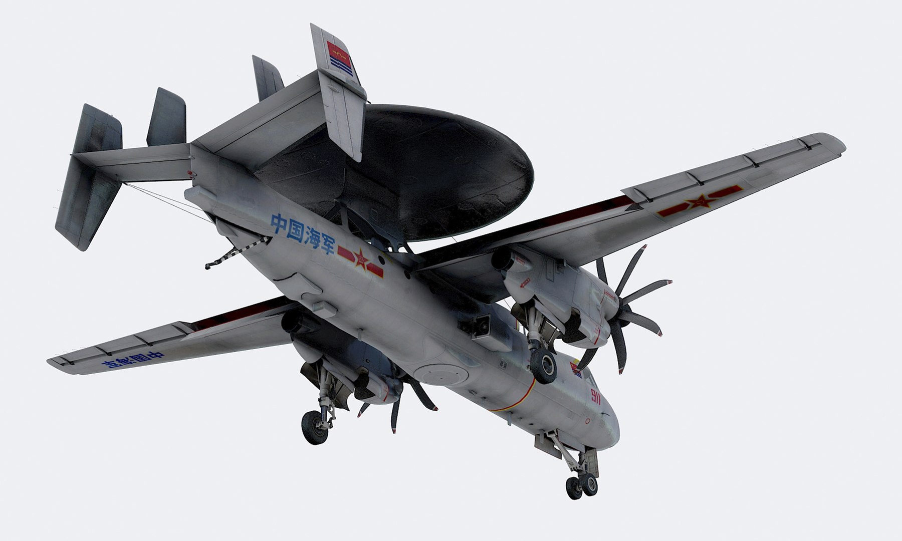 3D KJ-600 AWACS Model - TurboSquid 2072612