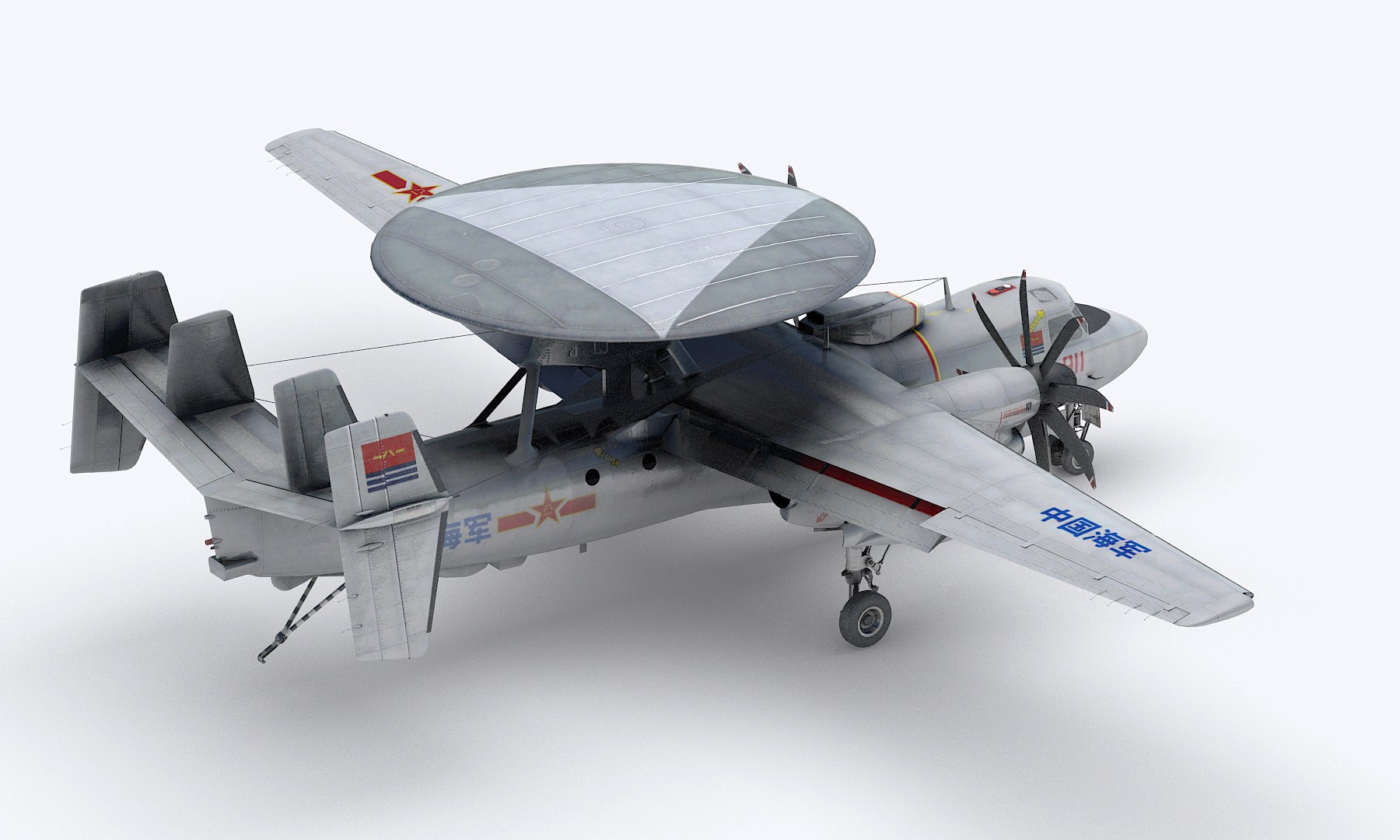 3D KJ-600 AWACS Model - TurboSquid 2072612