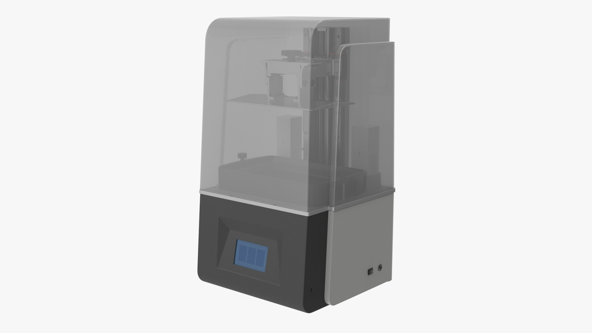3D Printer With Plastic Case 3D - TurboSquid 2078083
