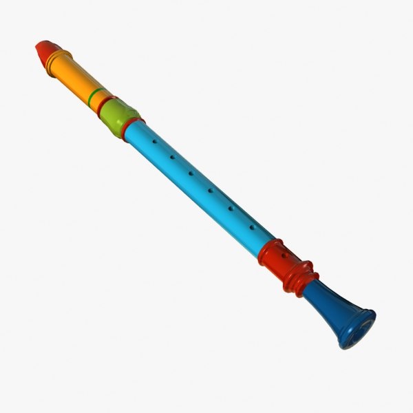 3d toy recorder model