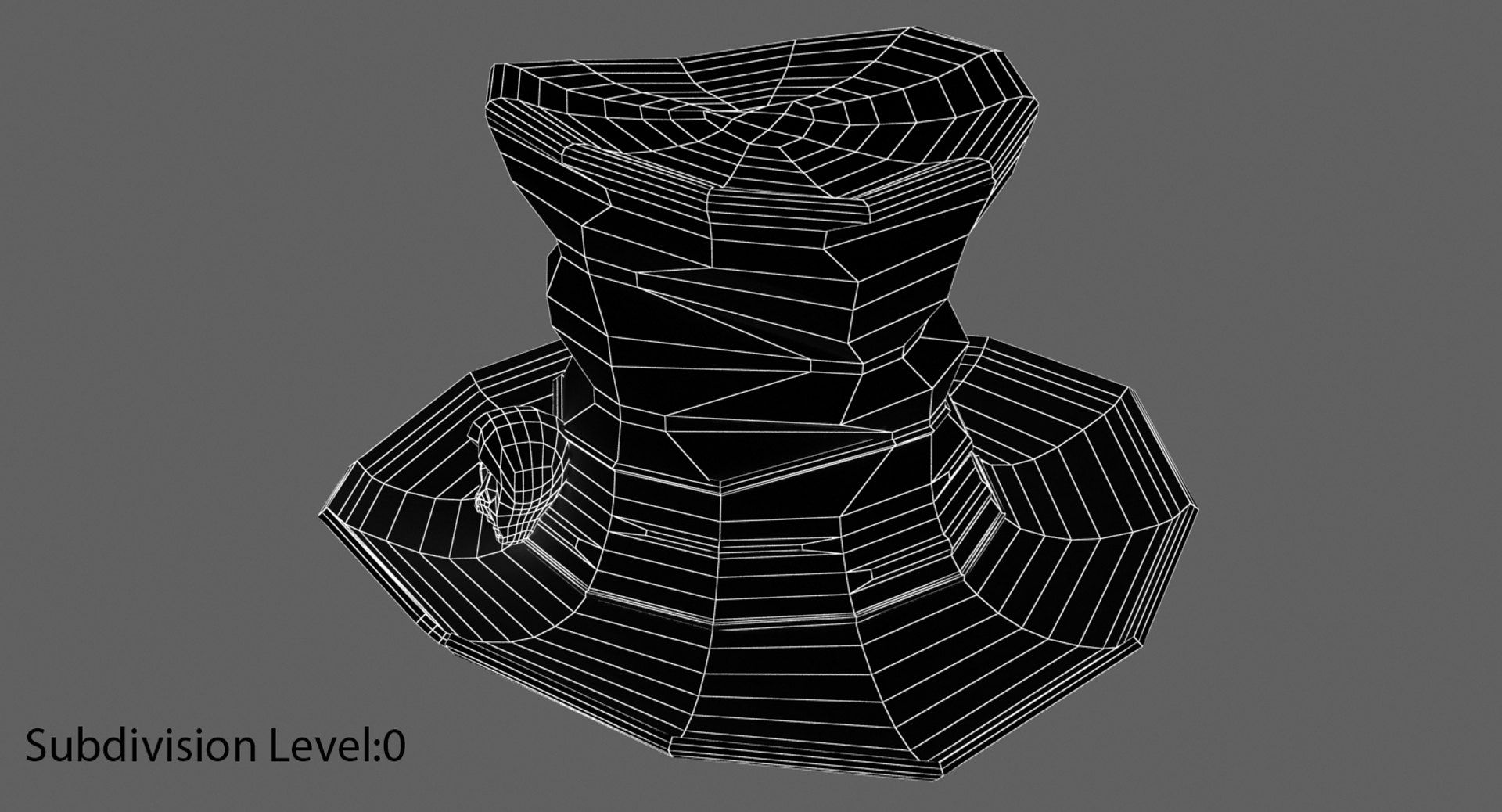 3d model hat