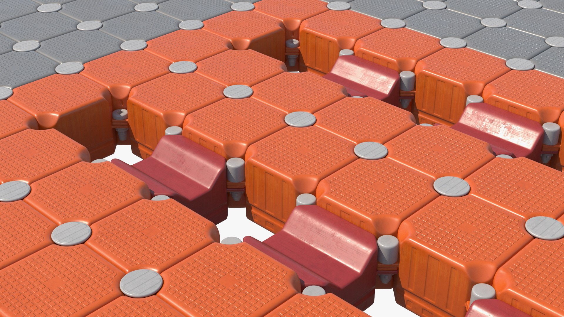 3D Modular Floating Pontoon Cubes - TurboSquid 2274908