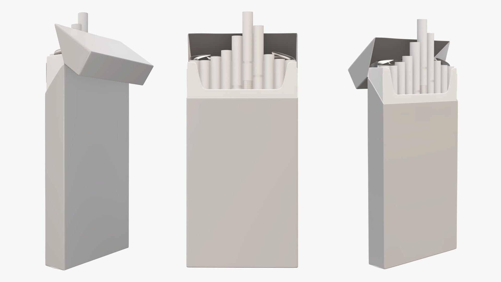3D Pack Cigarette Package Model - TurboSquid 1678210