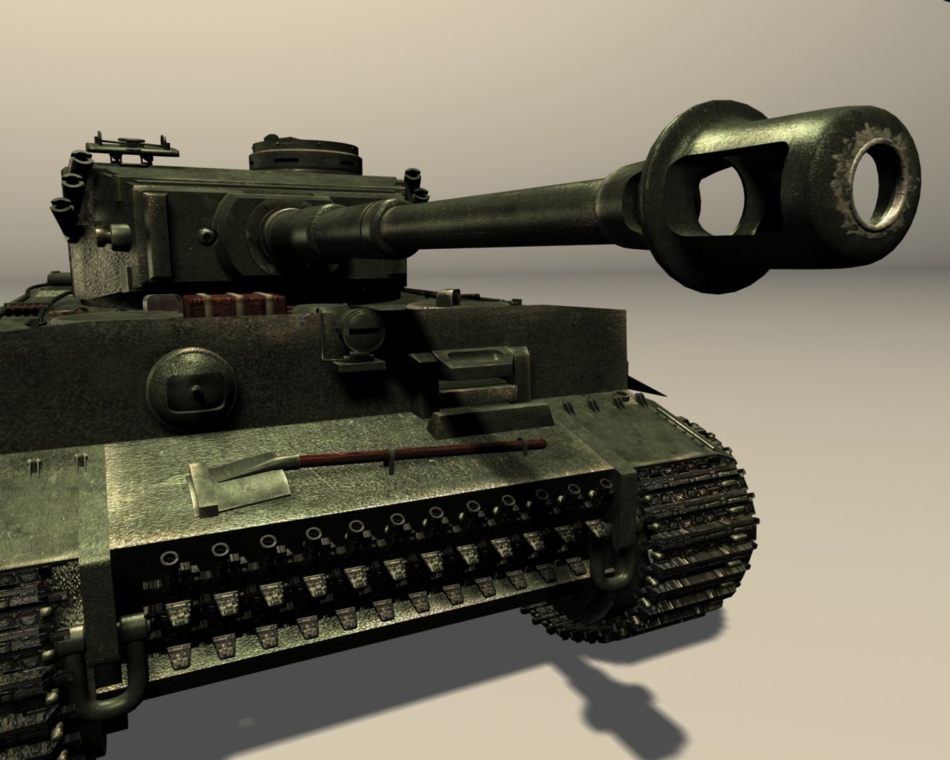 Tiger Tank 3d Model