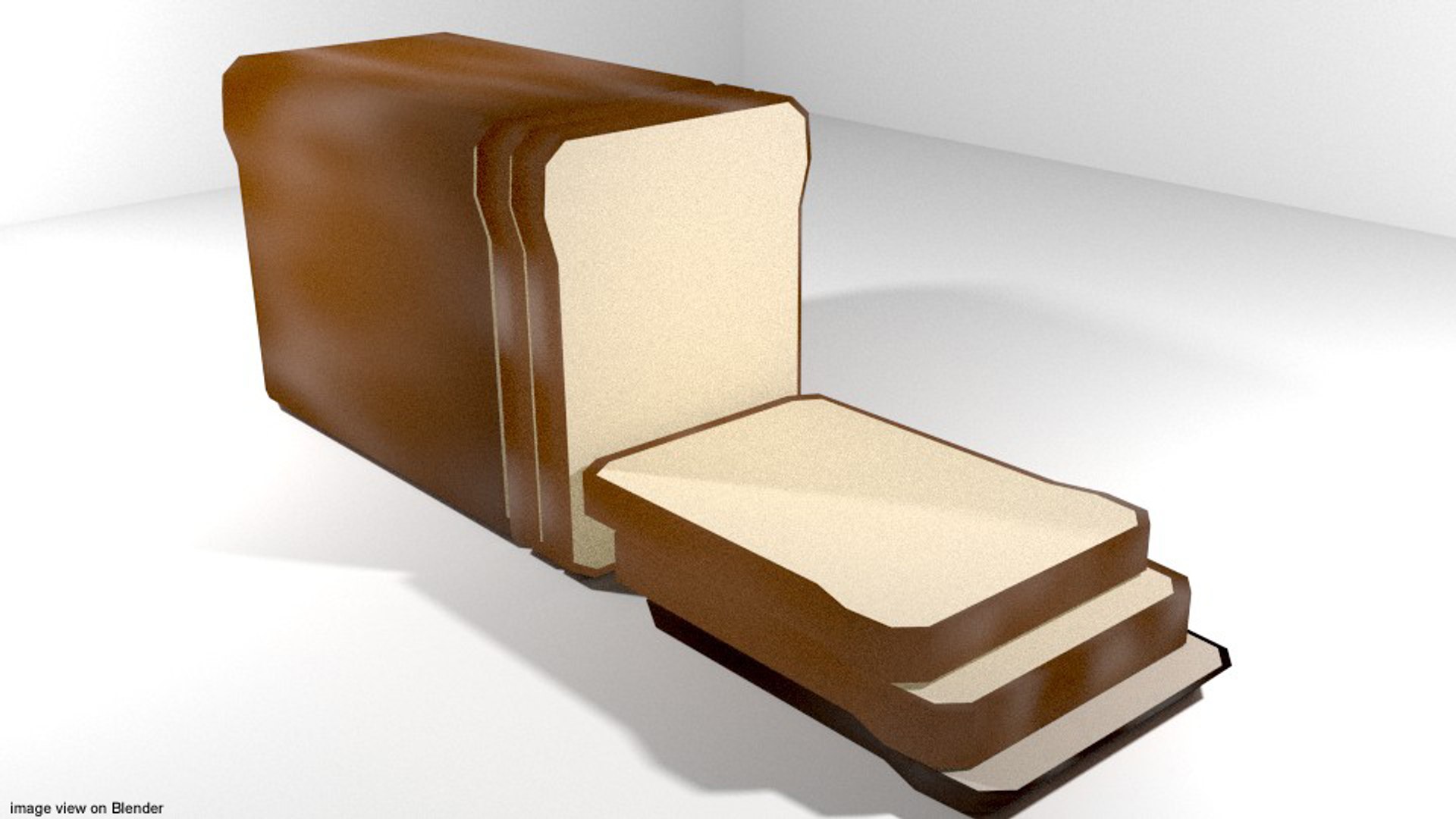 3d Model Bread