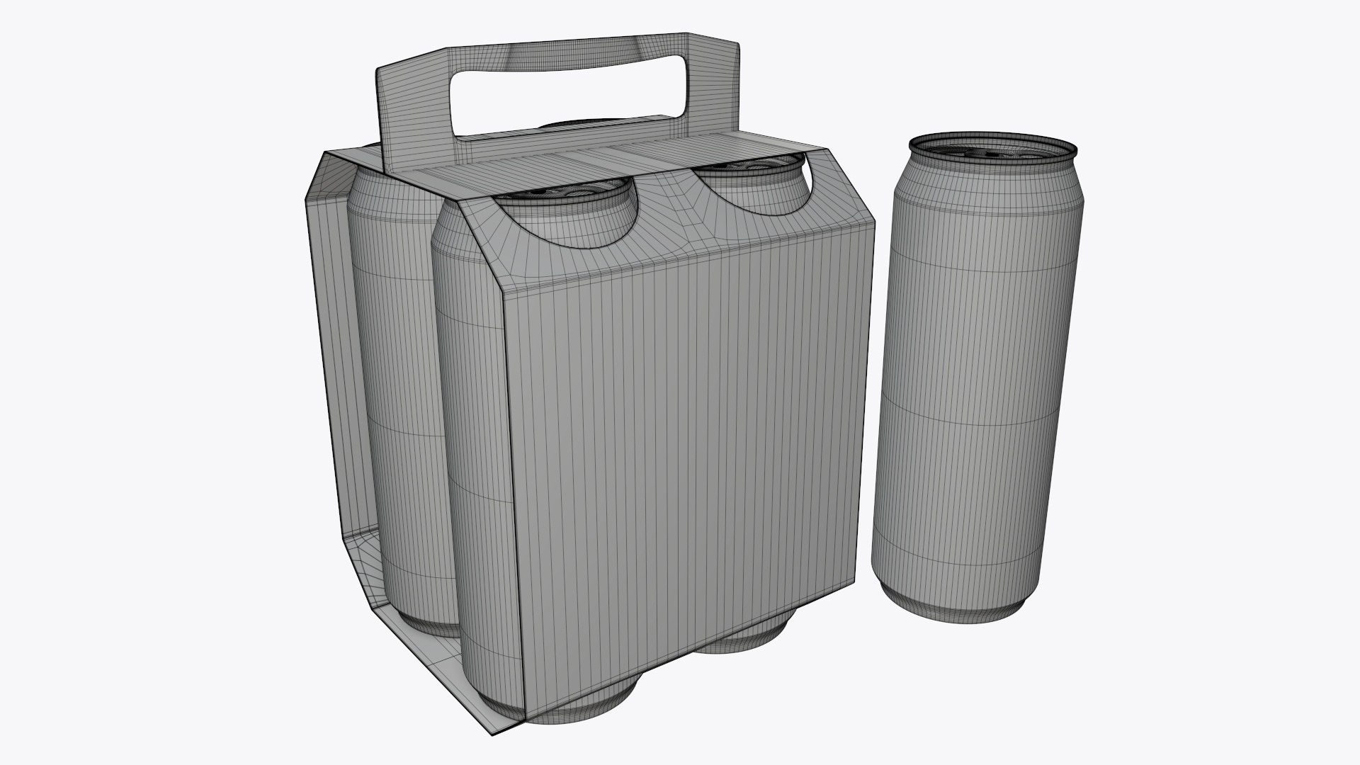 Pack Packaging Handle 3D Model - TurboSquid 1520255