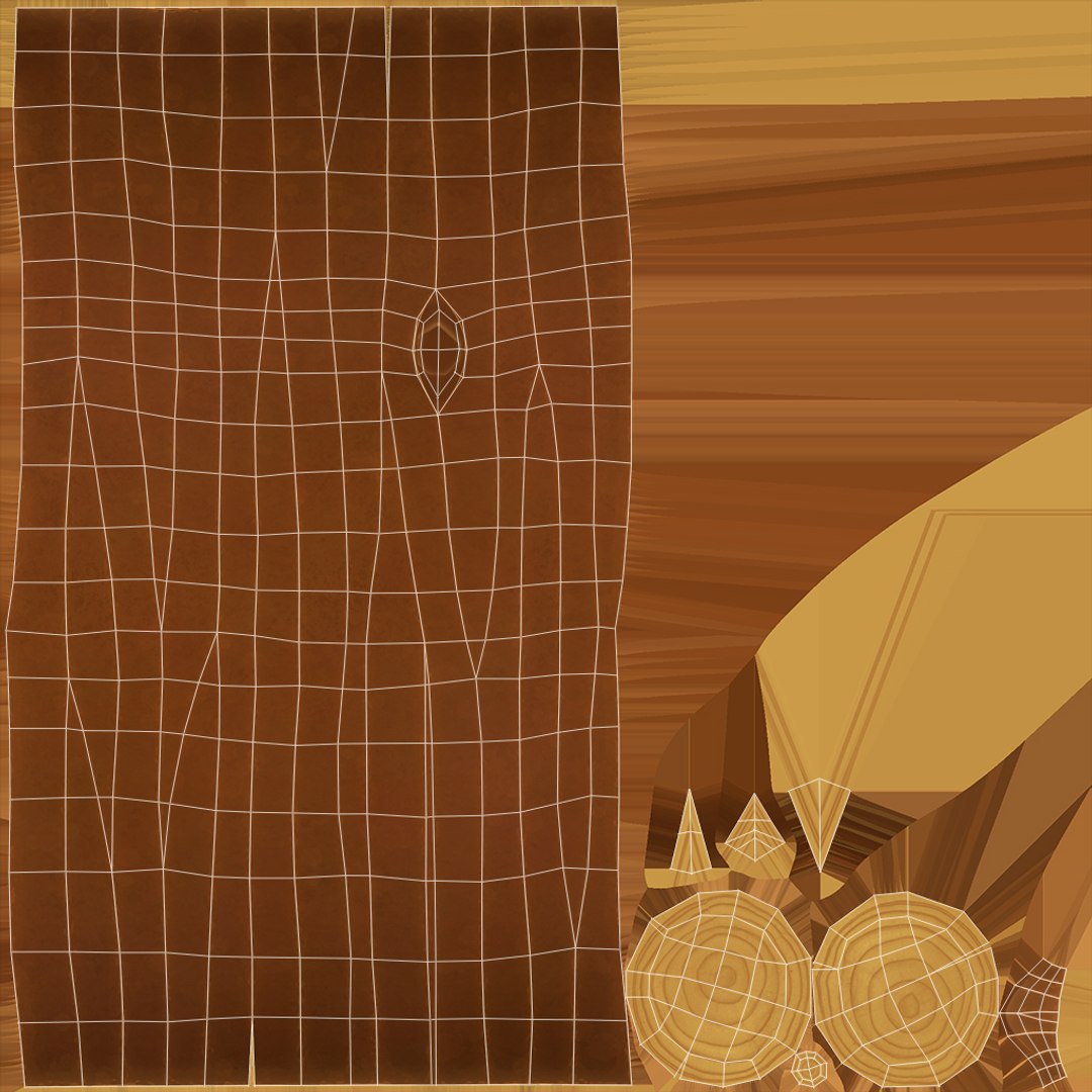 3D Model Cartoon Log 02 - TurboSquid 1941550