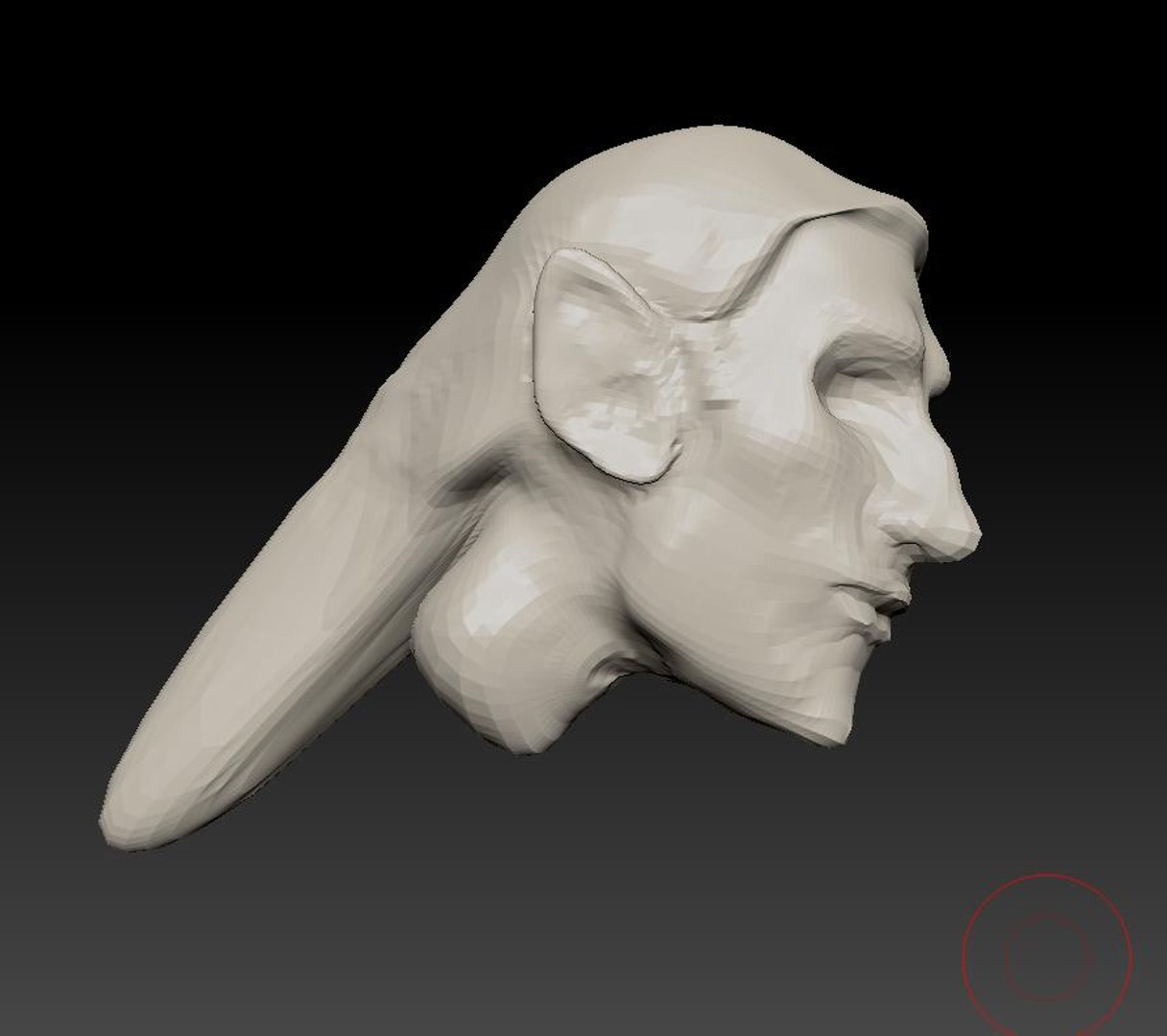 free base elf male 3d model