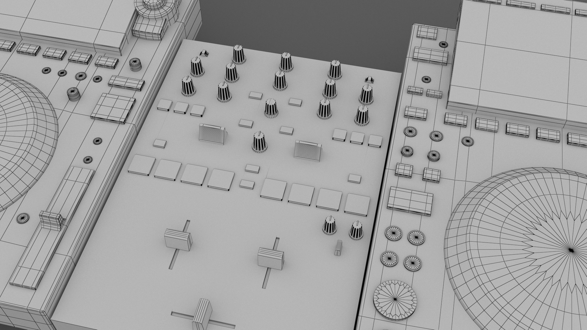 3D Pioneer DJ Set 4 DJM-S5 And CDJ 3000 Nexus - TurboSquid 1965962