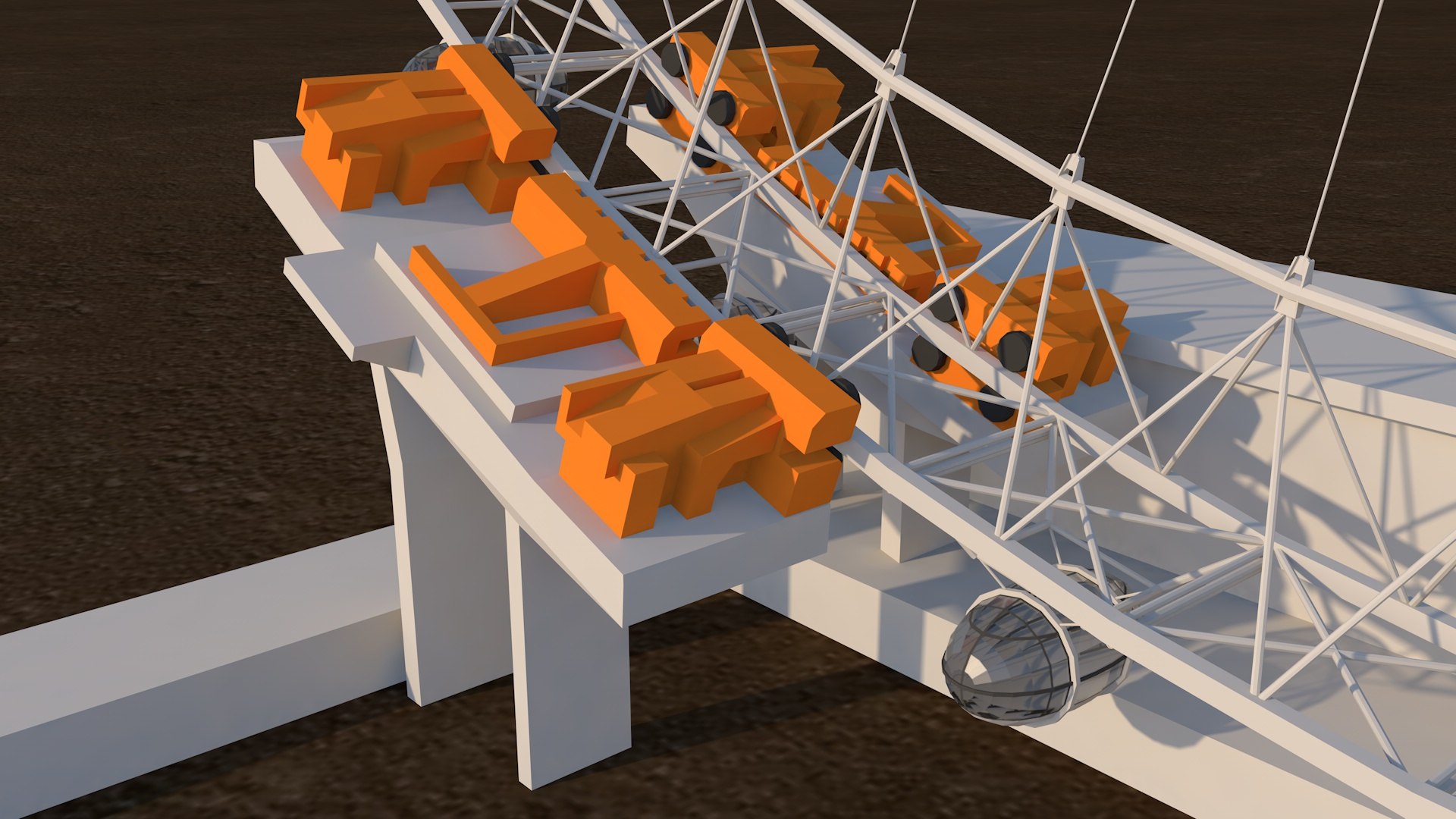 3D Model Poly London Eye Landmark Monument - TurboSquid 2202351