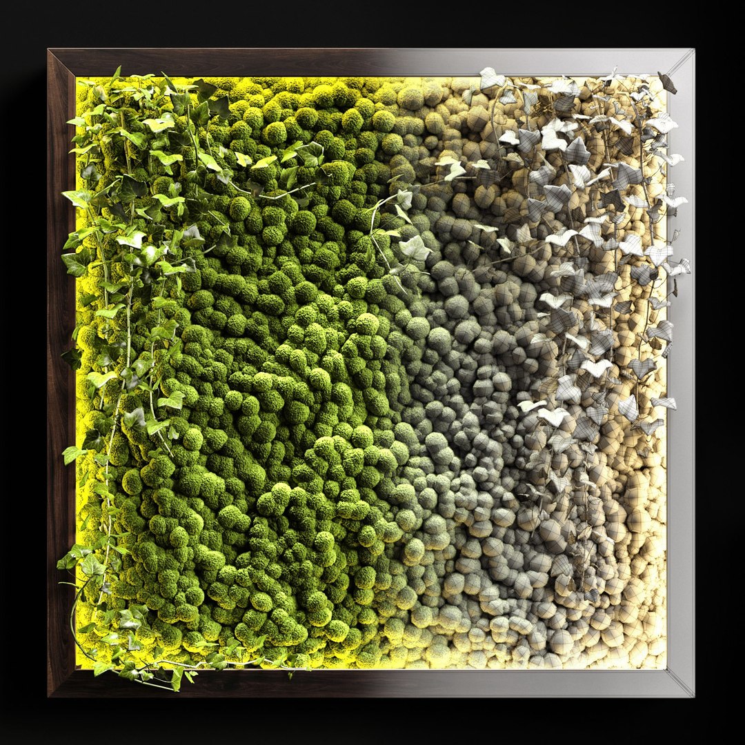Vertical Decor Moss 3D - TurboSquid 1506047