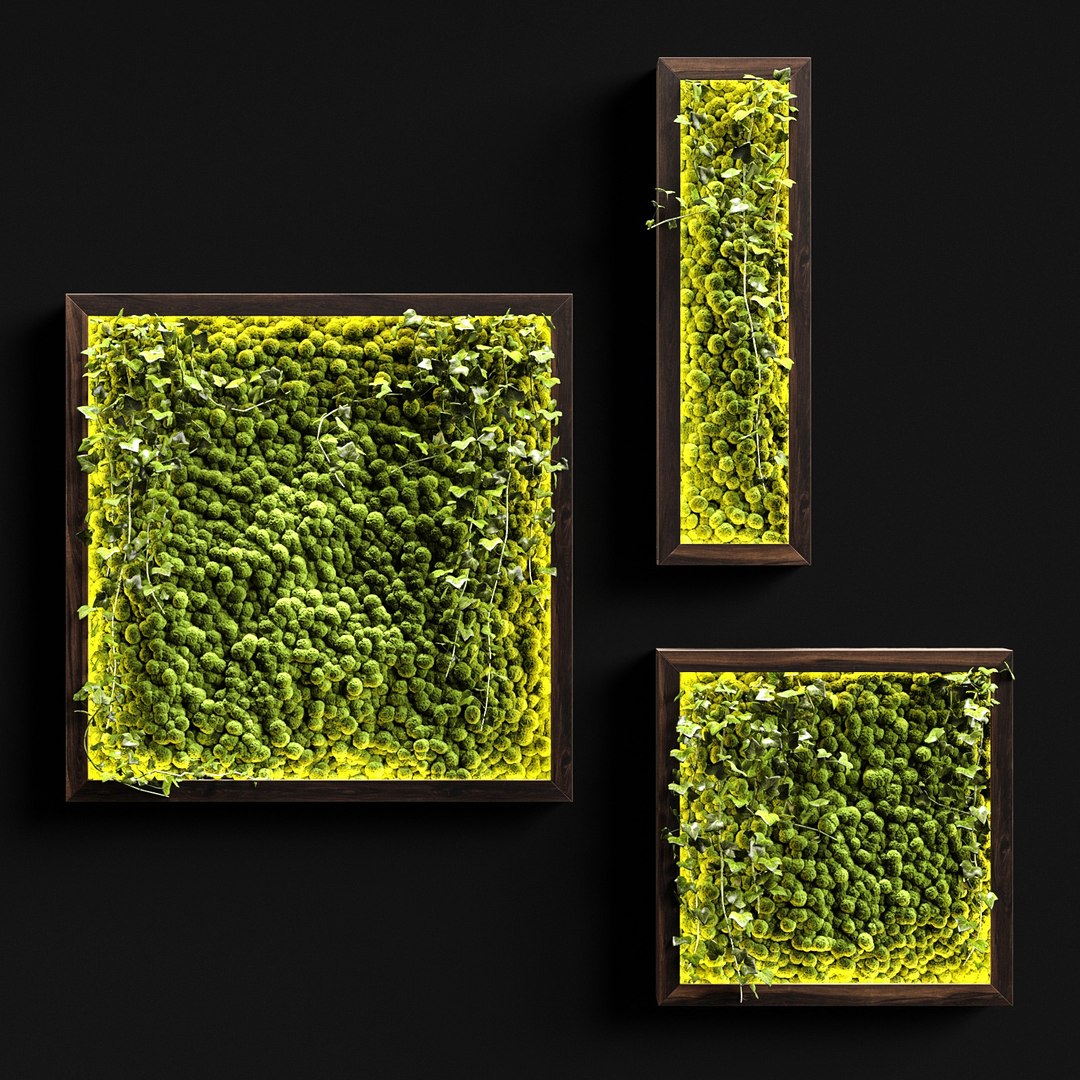 Vertical Decor Moss 3D - TurboSquid 1506047