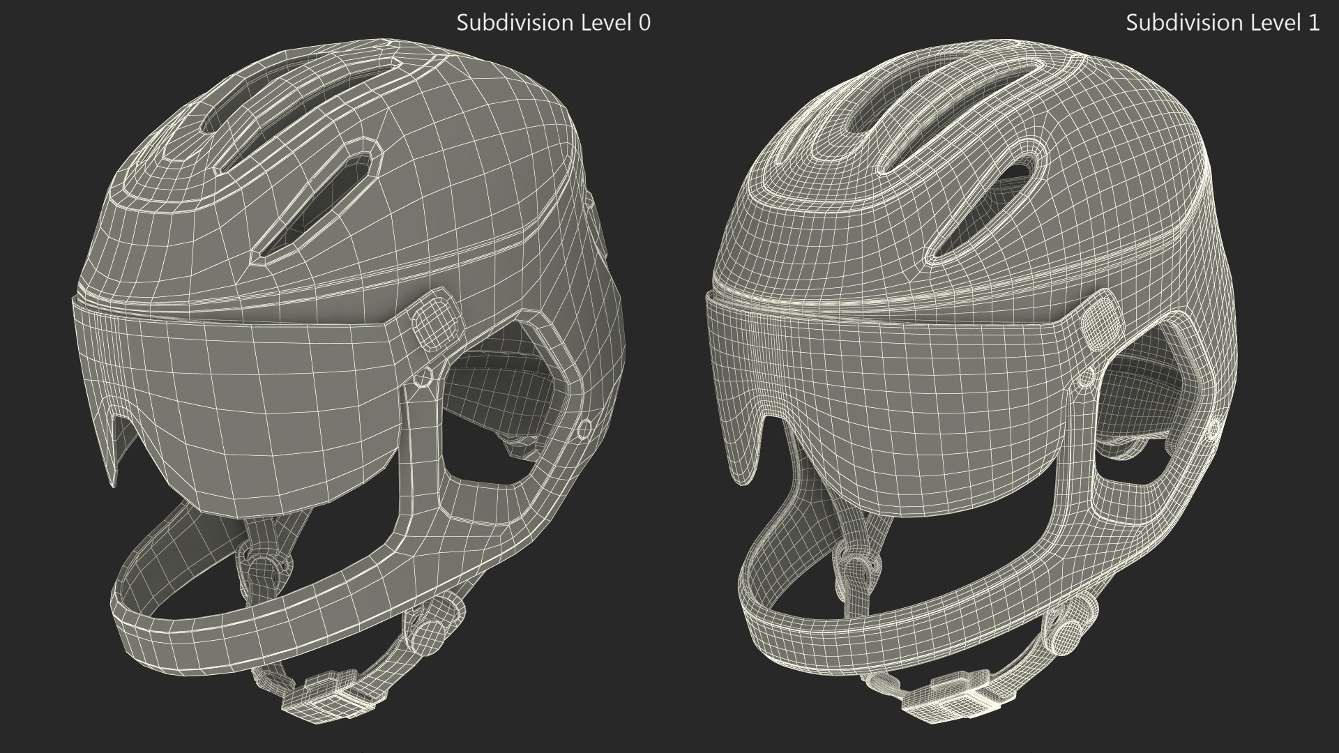 Full-Face E-Bike Helmet Red 3D model - TurboSquid 2144496