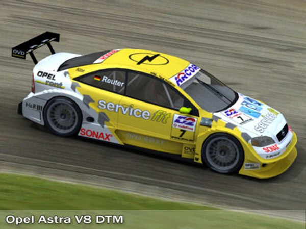 german race touring 3d model