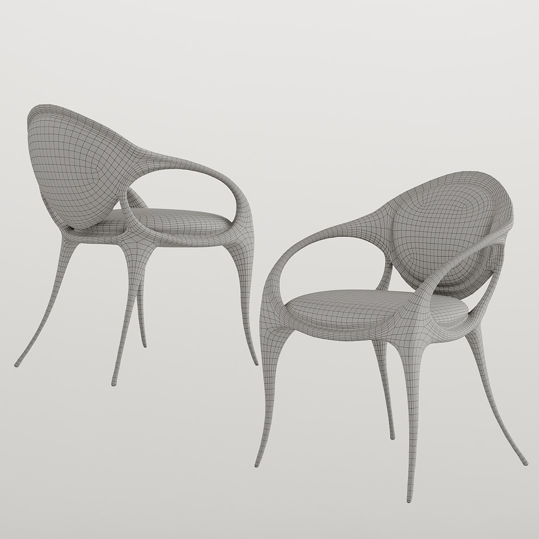 Modern Lounge Chair Designer Side Chair Collection 3D Model ...