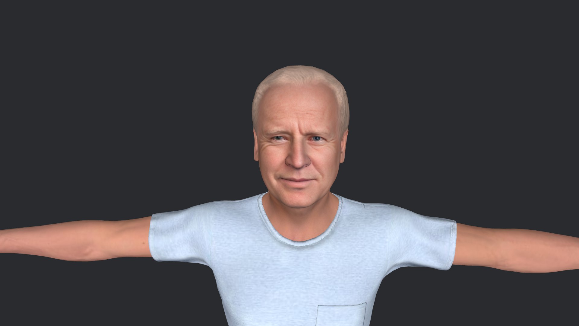 Joe Biden Hyper Realistic Full Body Fully Rigged 3D Character Model - TurboSquid 2129693