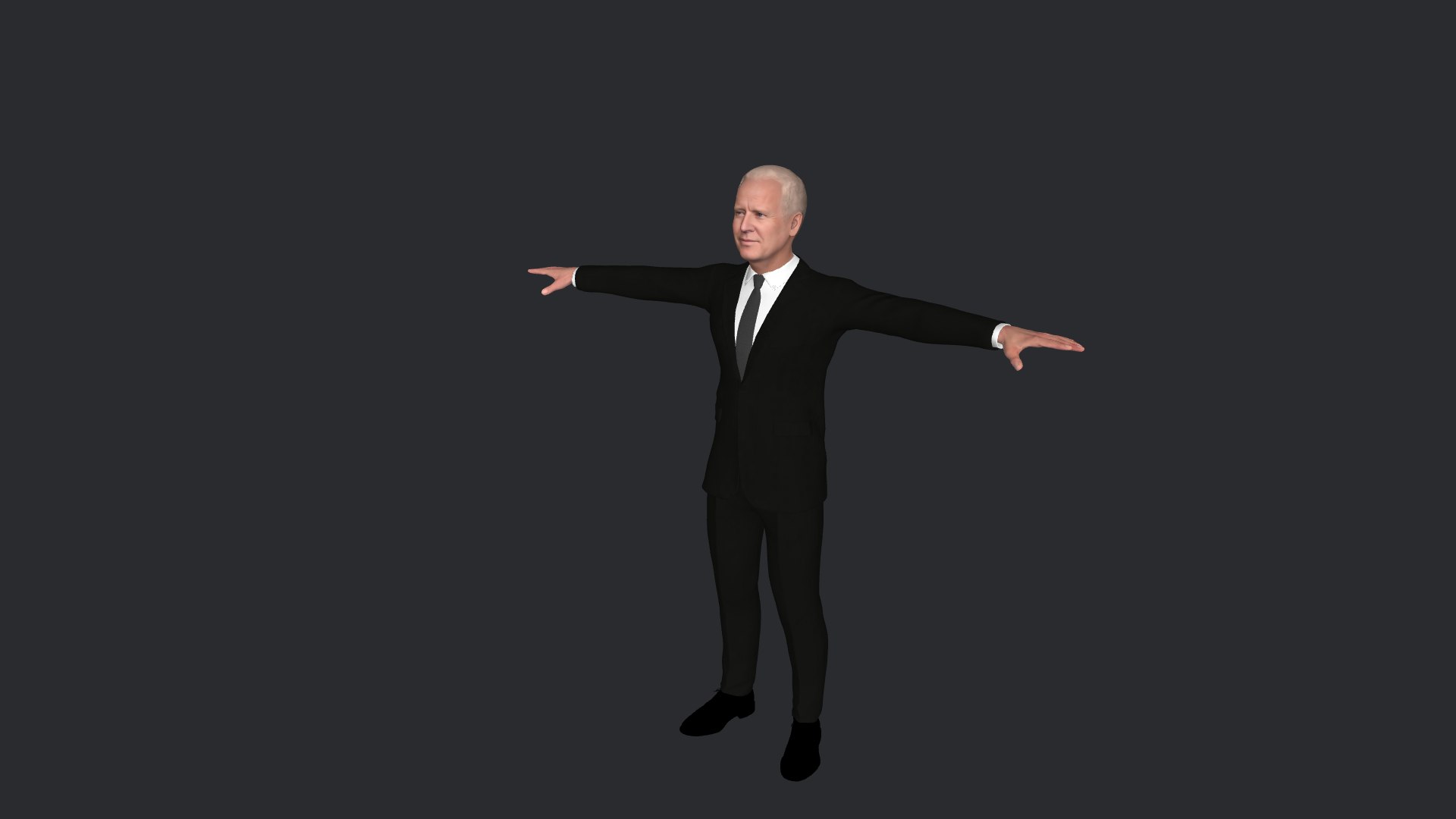 Joe Biden Hyper Realistic Full Body Fully Rigged 3D Character Model - TurboSquid 2129693