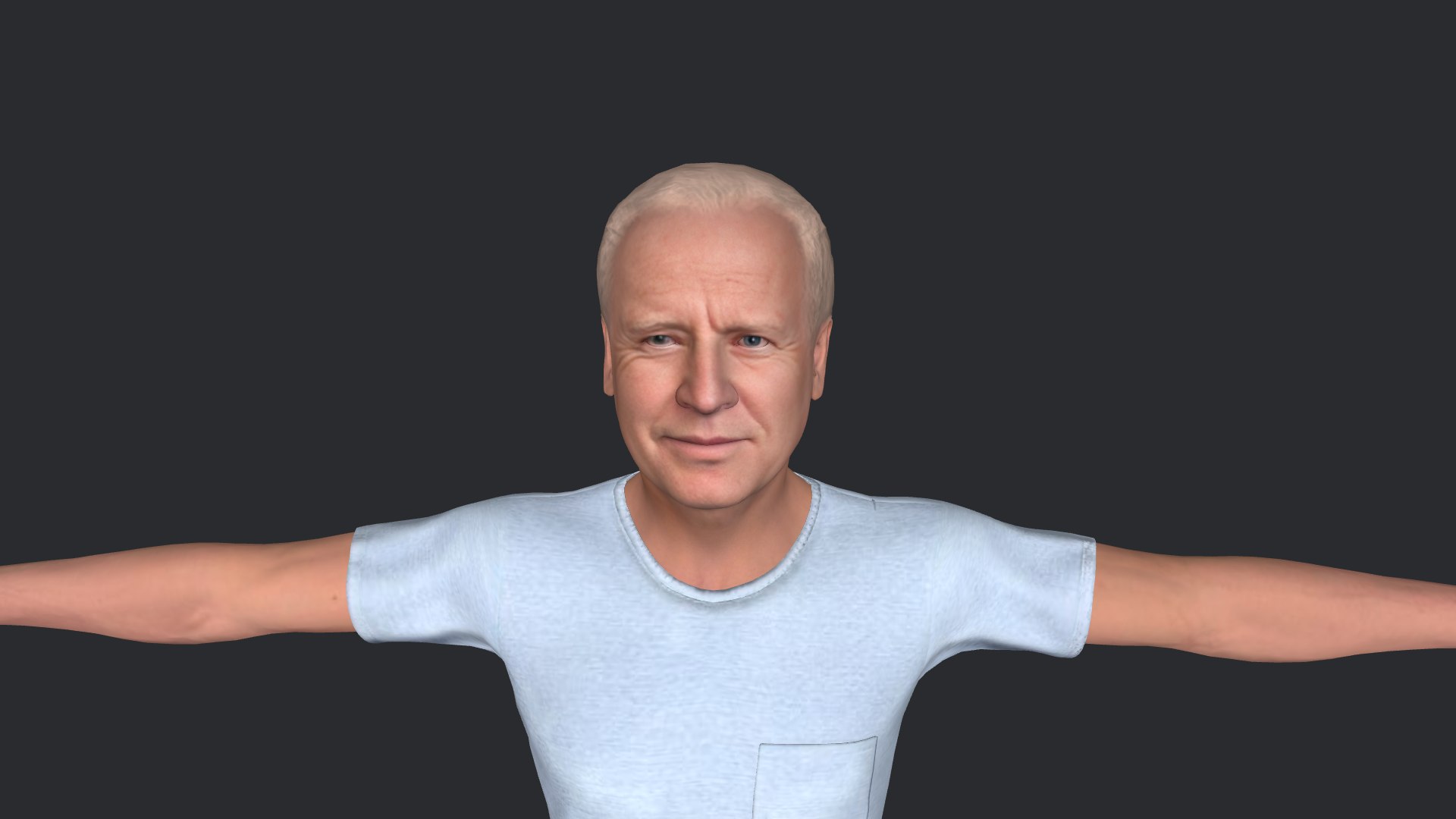 Joe Biden Hyper Realistic Full Body Fully Rigged 3D Character Model ...