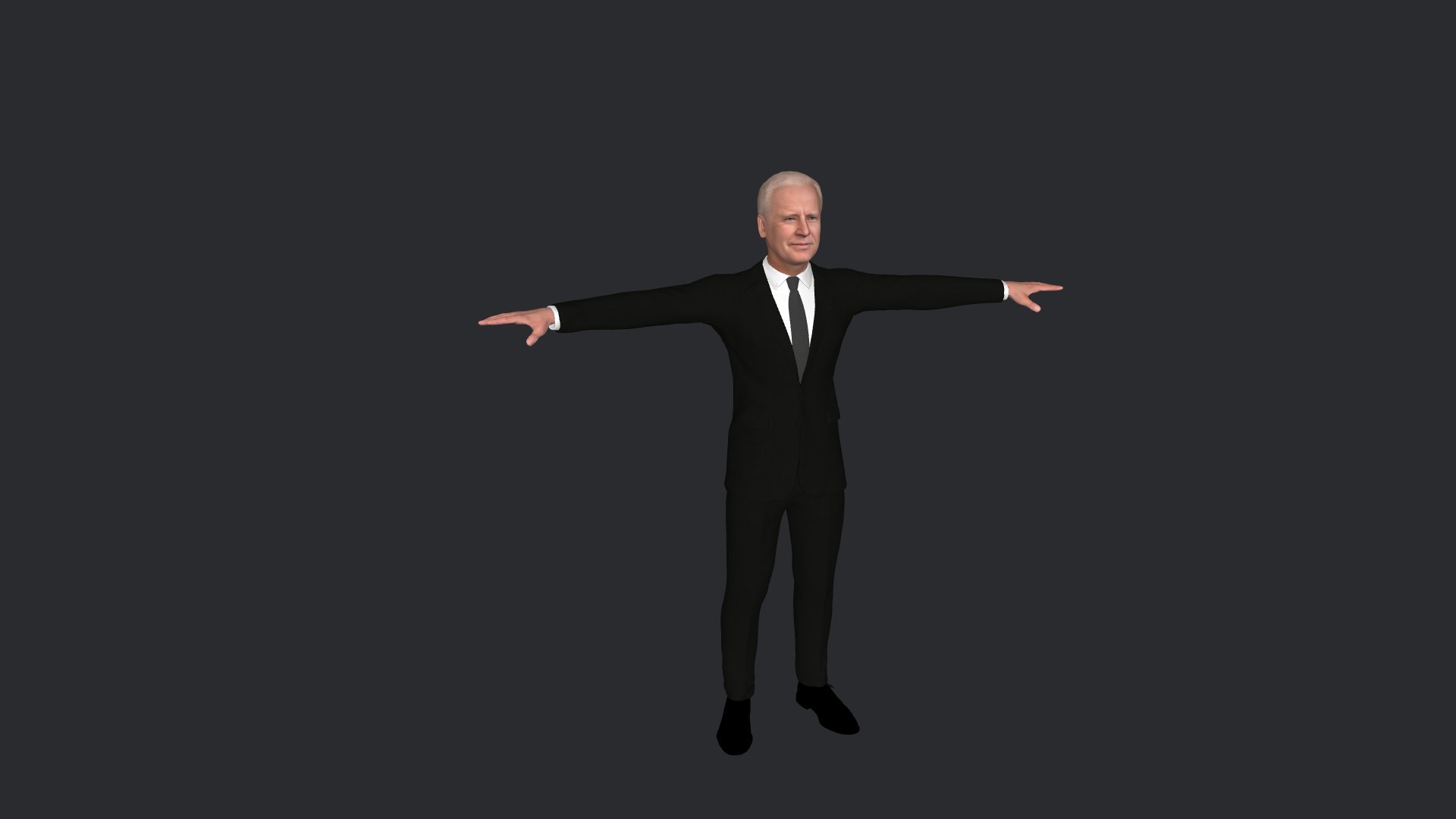 Joe Biden Hyper Realistic Full Body Fully Rigged 3D Character Model - TurboSquid 2129693