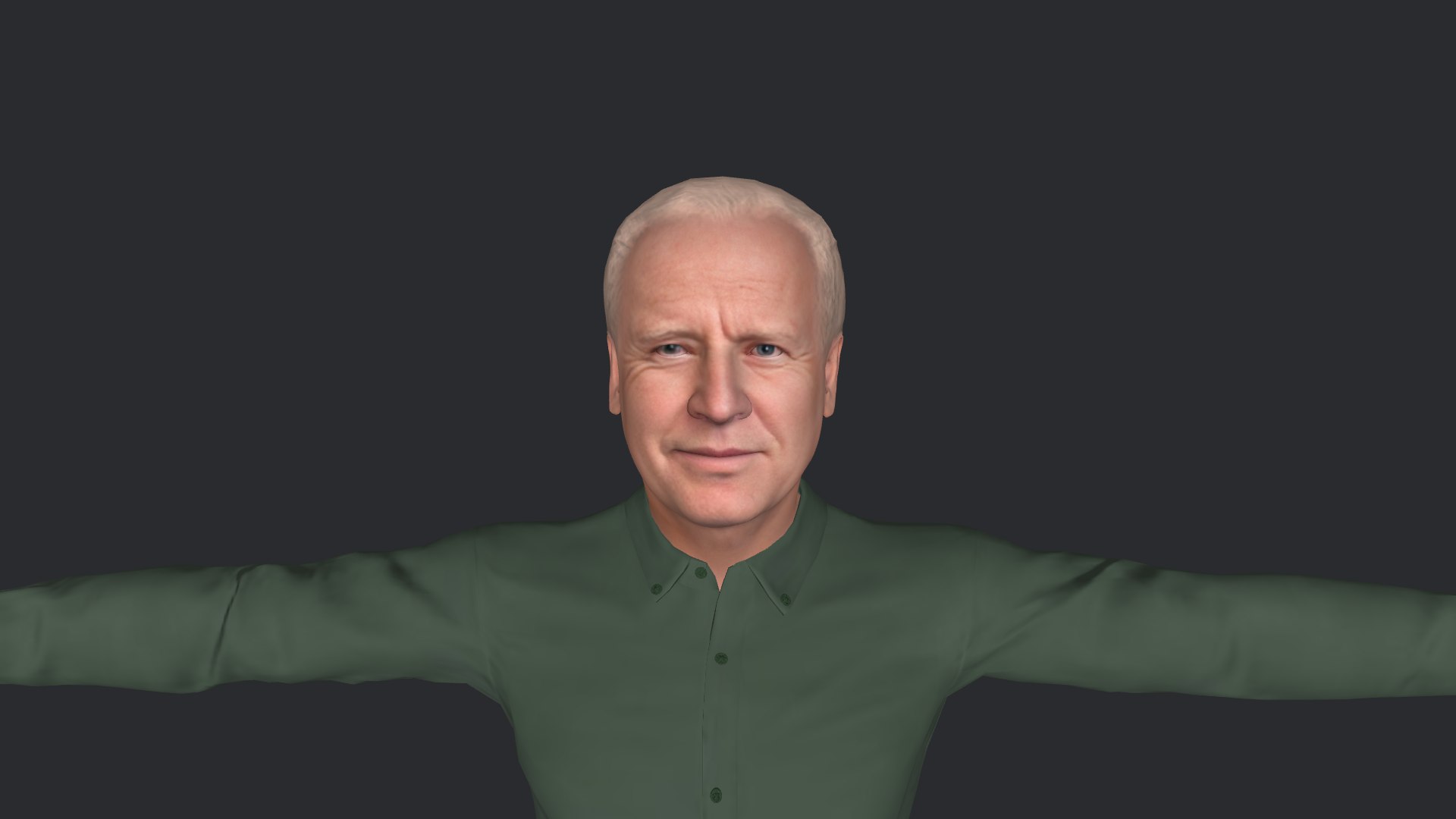 Joe Biden Hyper Realistic Full Body Fully Rigged 3D Character Model - TurboSquid 2129693