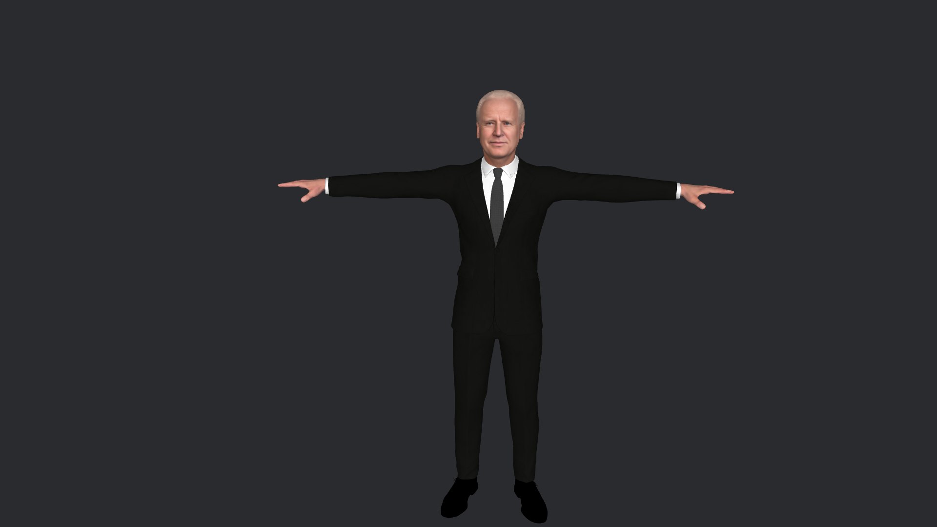 Joe Biden Hyper Realistic Full Body Fully Rigged 3D Character Model - TurboSquid 2129693