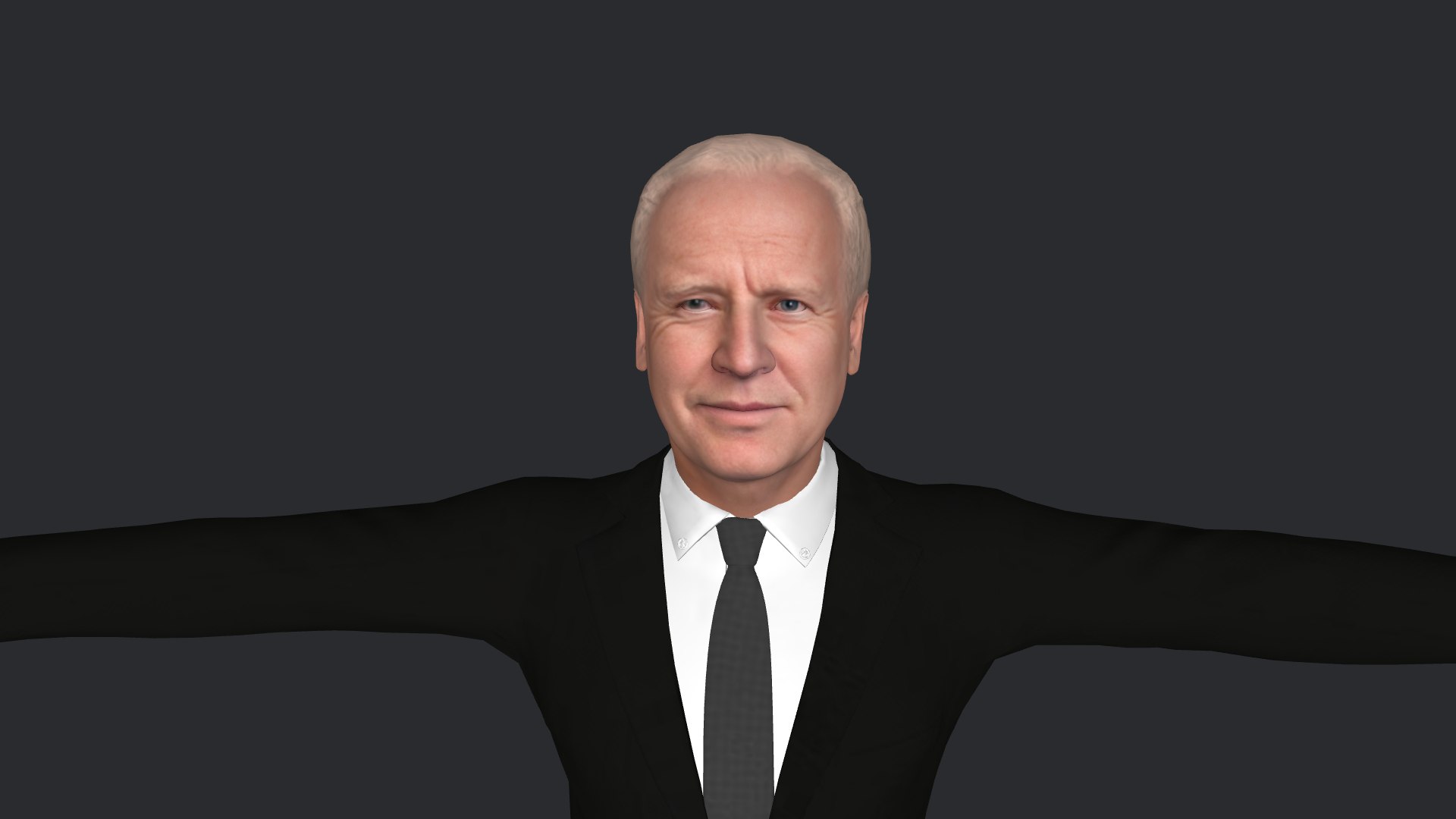 Joe Biden Hyper Realistic Full Body Fully Rigged 3D Character Model - TurboSquid 2129693