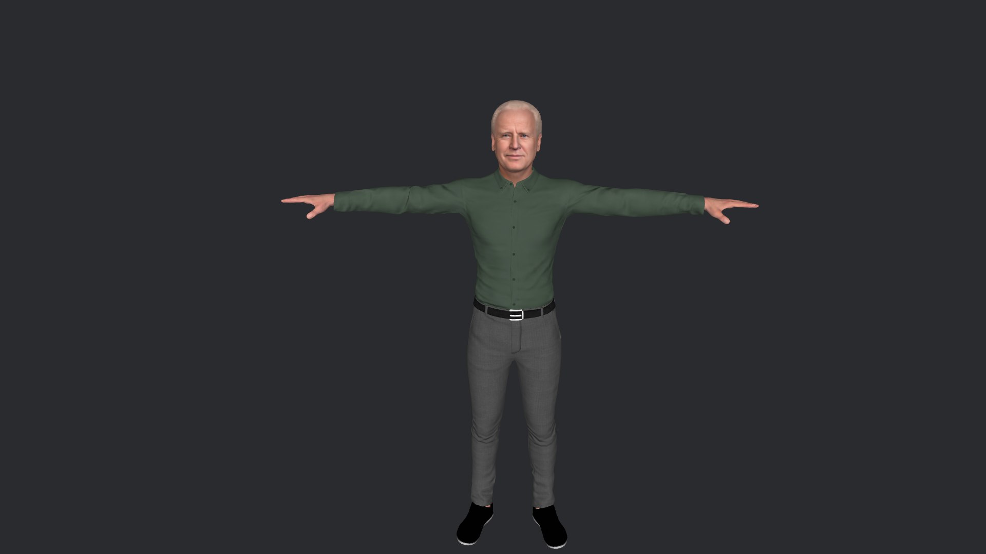 Joe Biden Hyper Realistic Full Body Fully Rigged 3D Character Model - TurboSquid 2129693