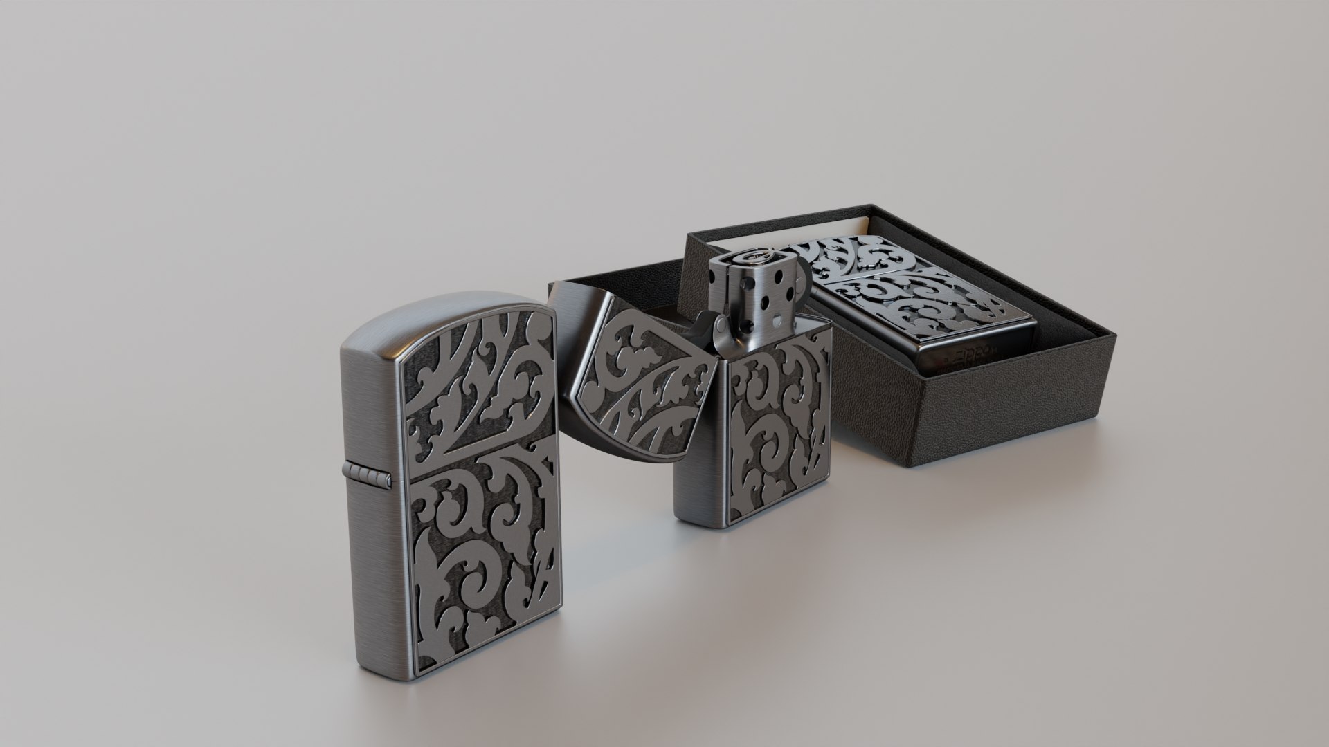 3D Zippo Lighter Model - TurboSquid 1999135