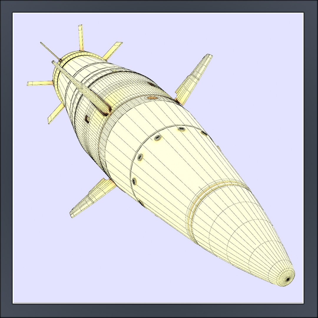 Excalibur Missile Xm 982 3d Model