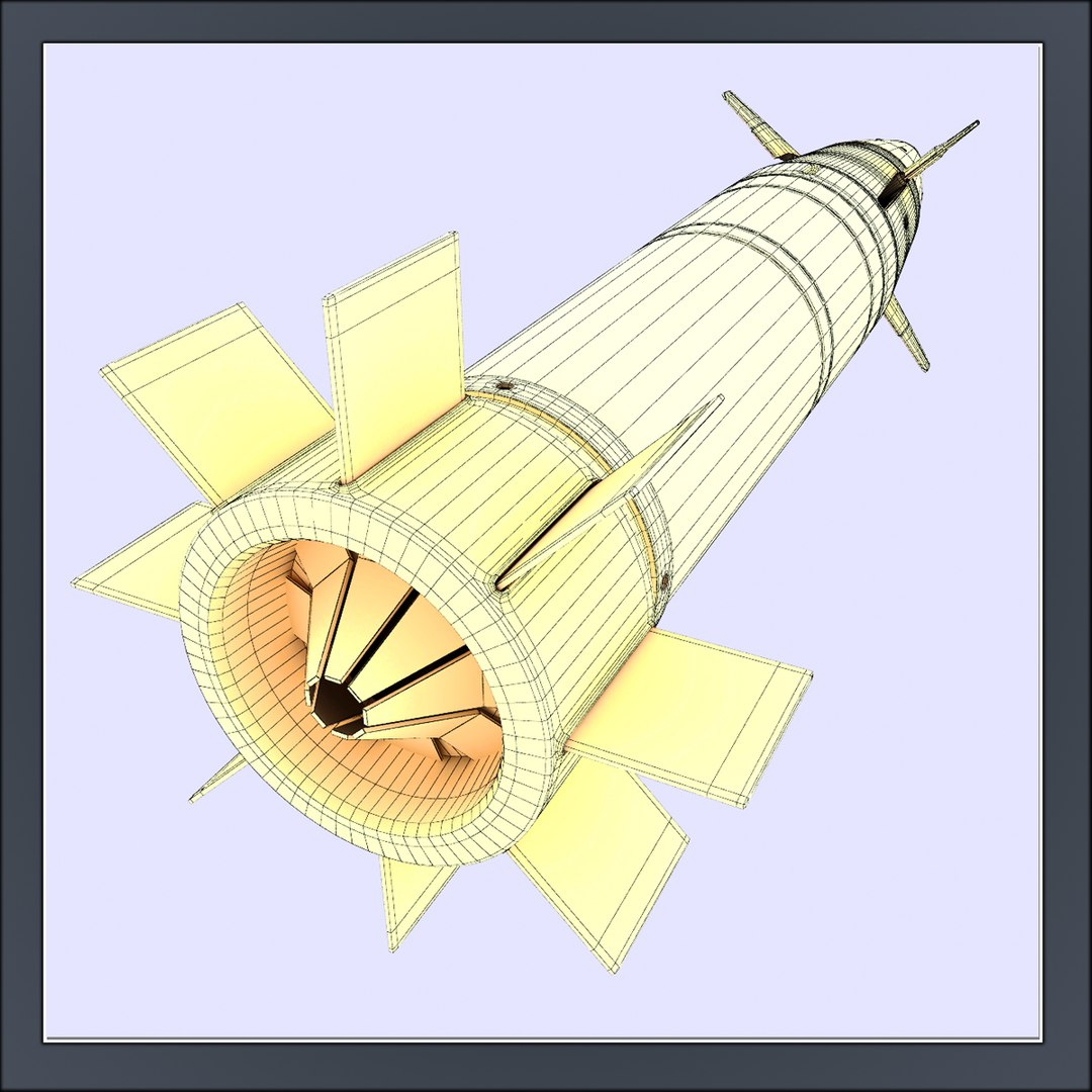 Excalibur Missile Xm 982 3d Model
