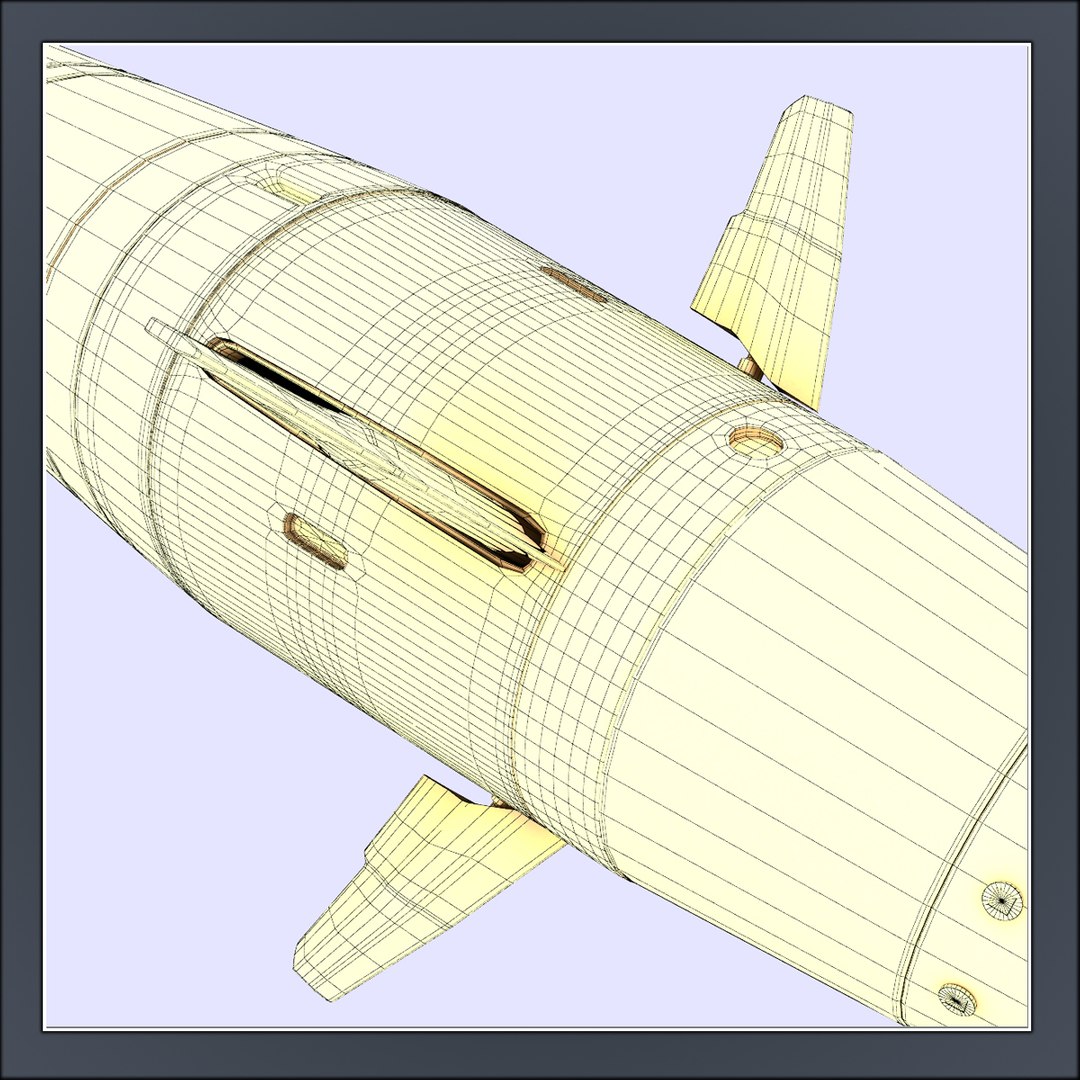 Excalibur Missile Xm 982 3d Model