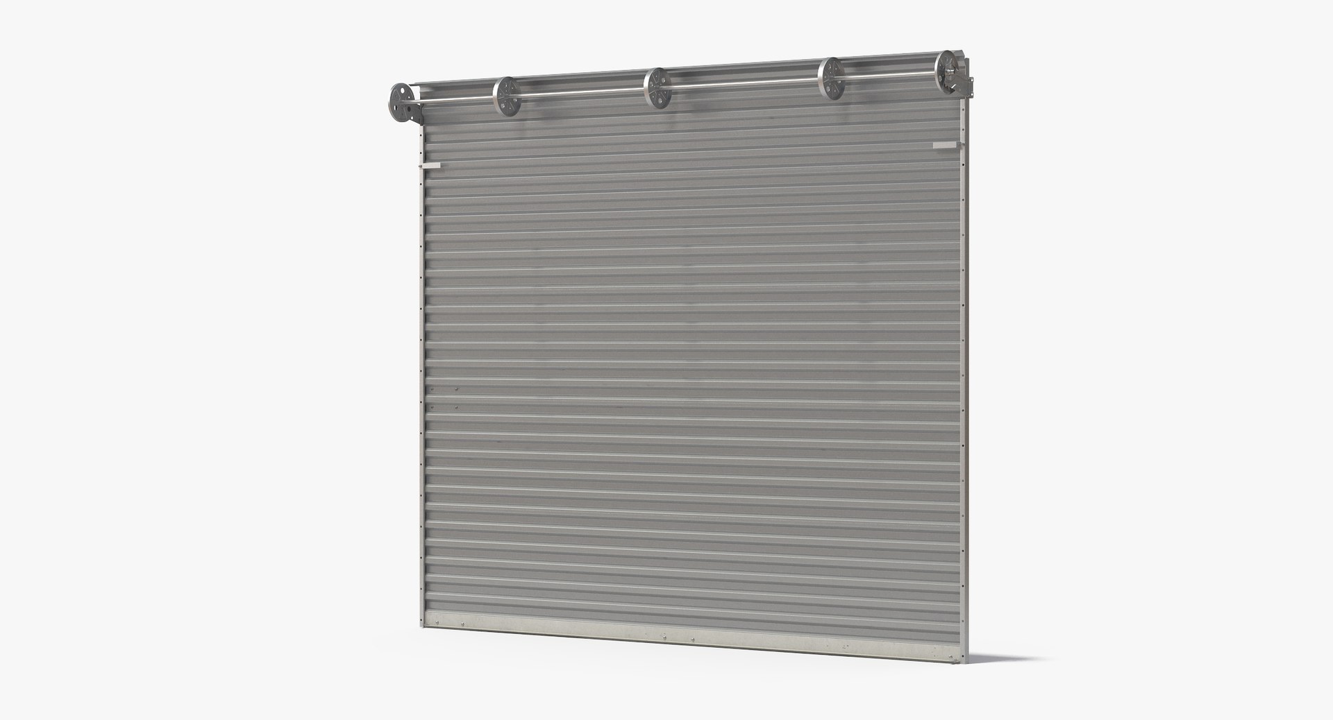 Commercial rollup gate rigged model - TurboSquid 1330075