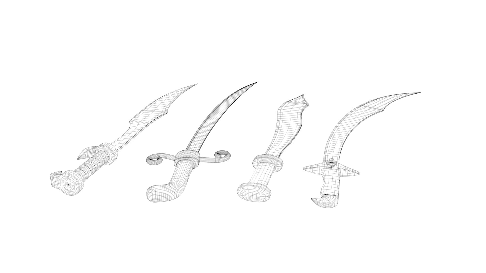 Ottoman Sword 3D Model - TurboSquid 1706449