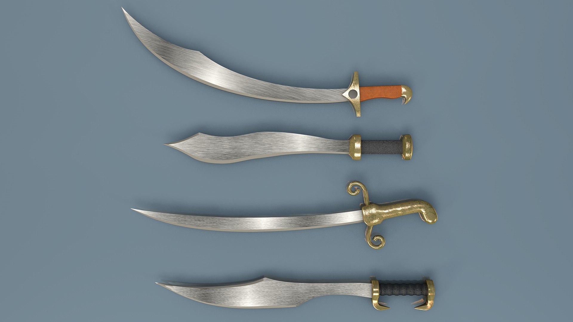 Ottoman Sword 3D Model - TurboSquid 1706449