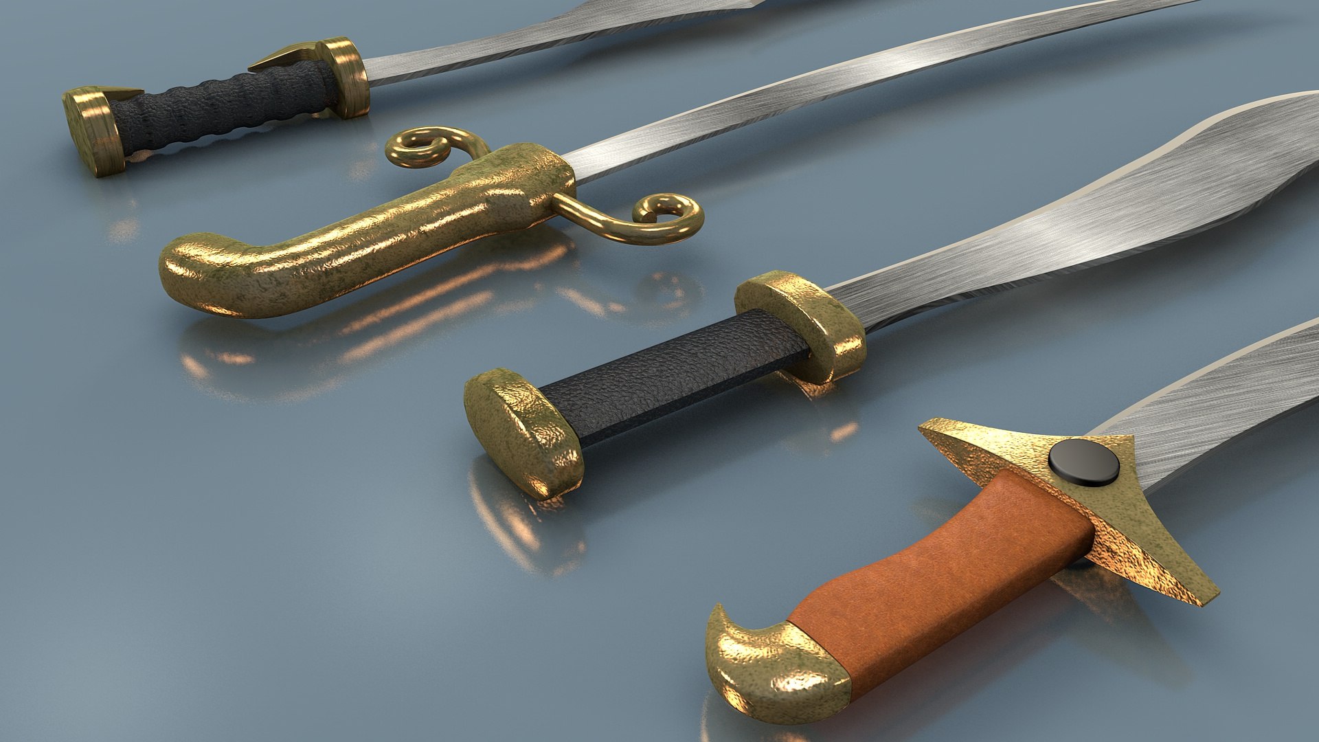 Ottoman Sword 3D Model - TurboSquid 1706449